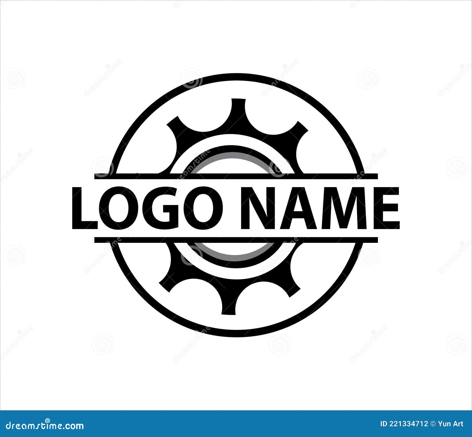 Creative Gear Logo Design Vector Stock Illustration - Illustration of ...