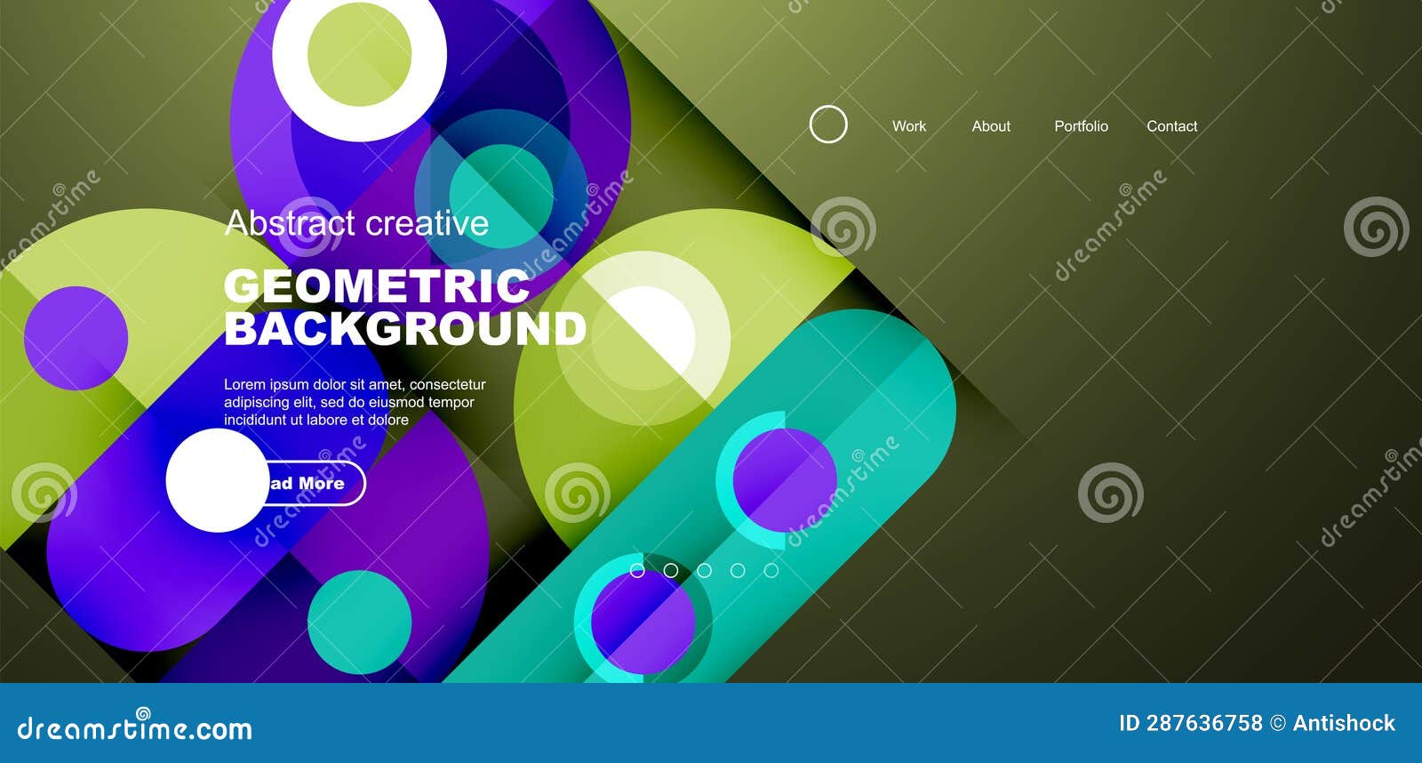 Creative Geometric Background Design Template Stock Illustration ...
