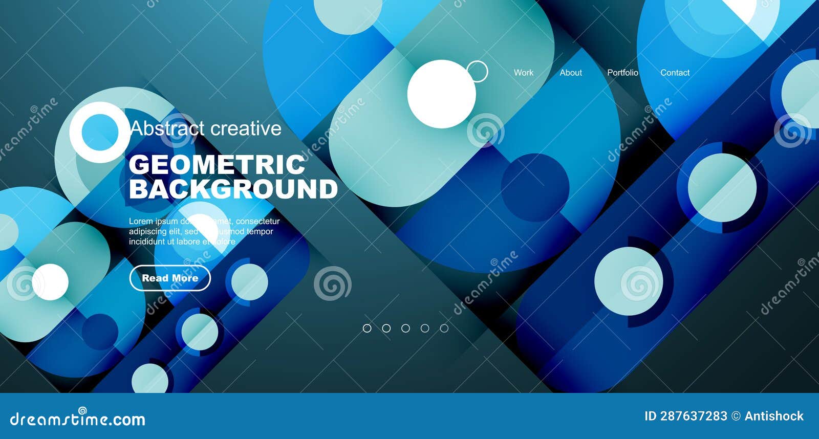 Creative Geometric Background Design Template Stock Illustration ...
