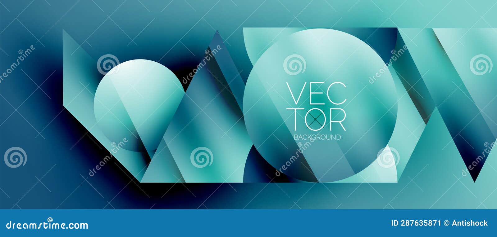 Creative Geometric Background Design Template Stock Vector ...