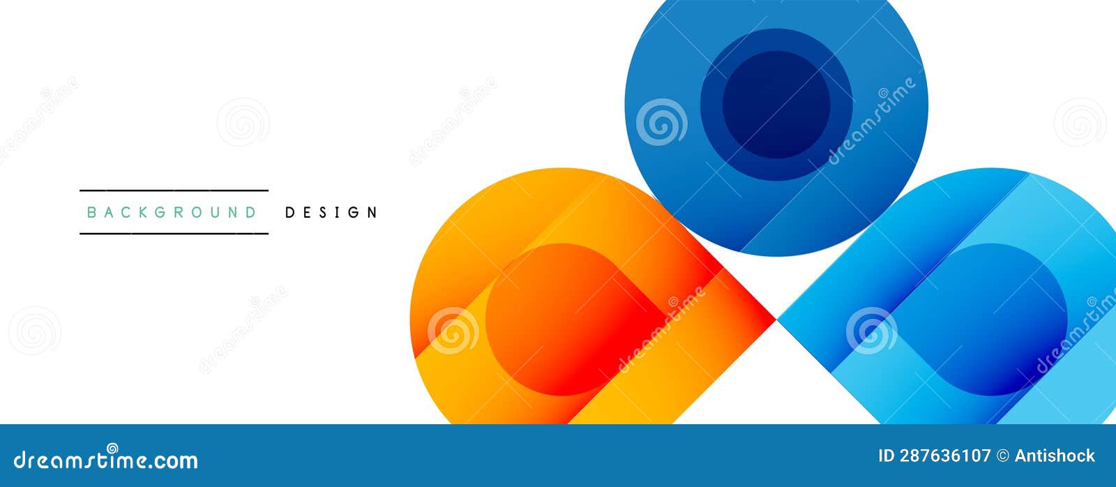 Creative Geometric Background Design Template Stock Vector ...