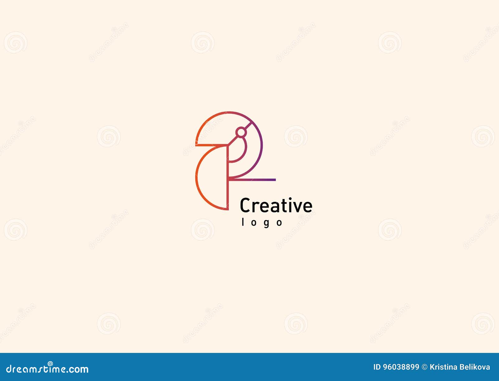 Creative Geometric Contour Logo Large Toucan Stock Vector ...