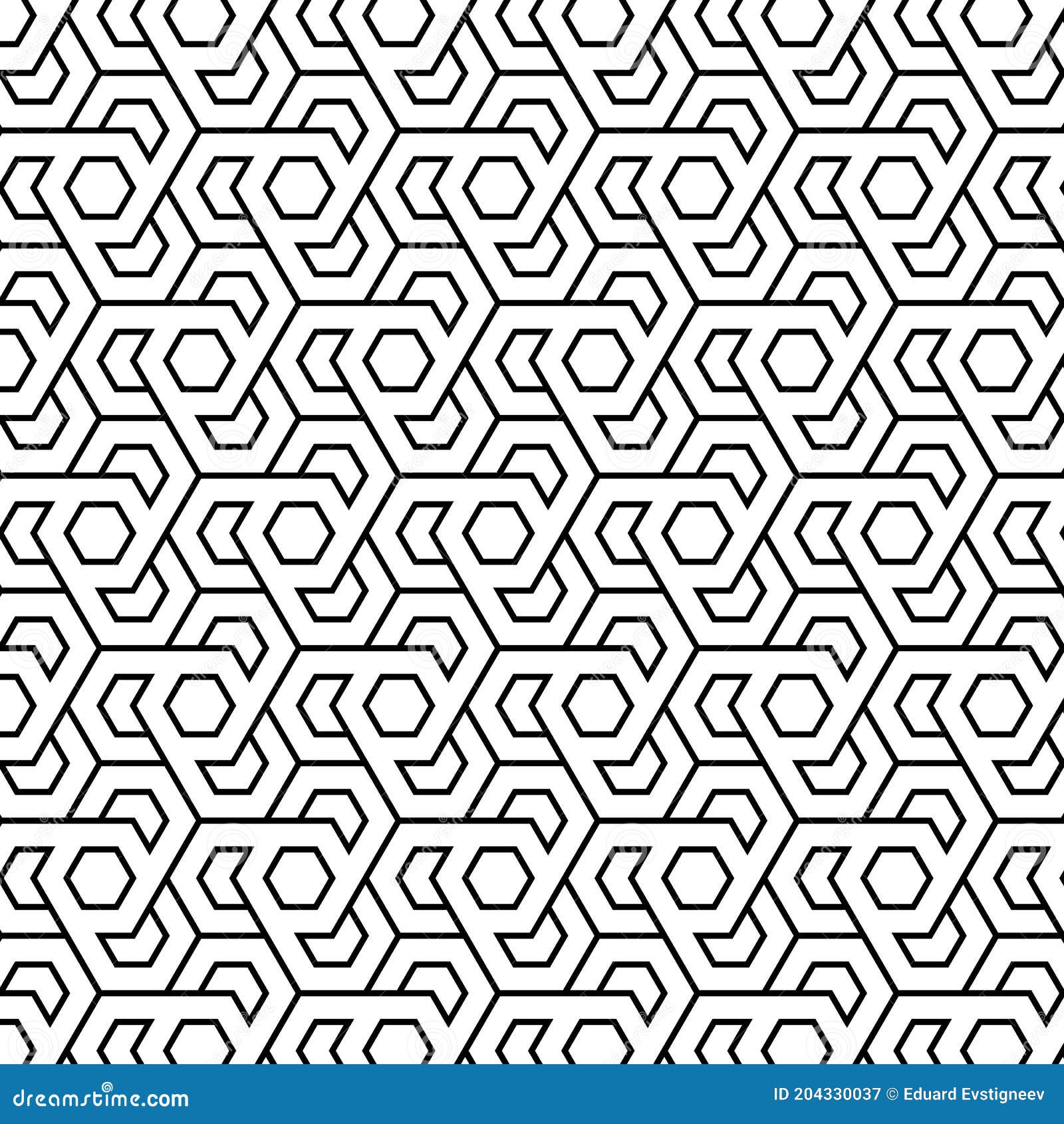 Creative Geometric Design, the Layout is a Repeating Pattern in Vector ...