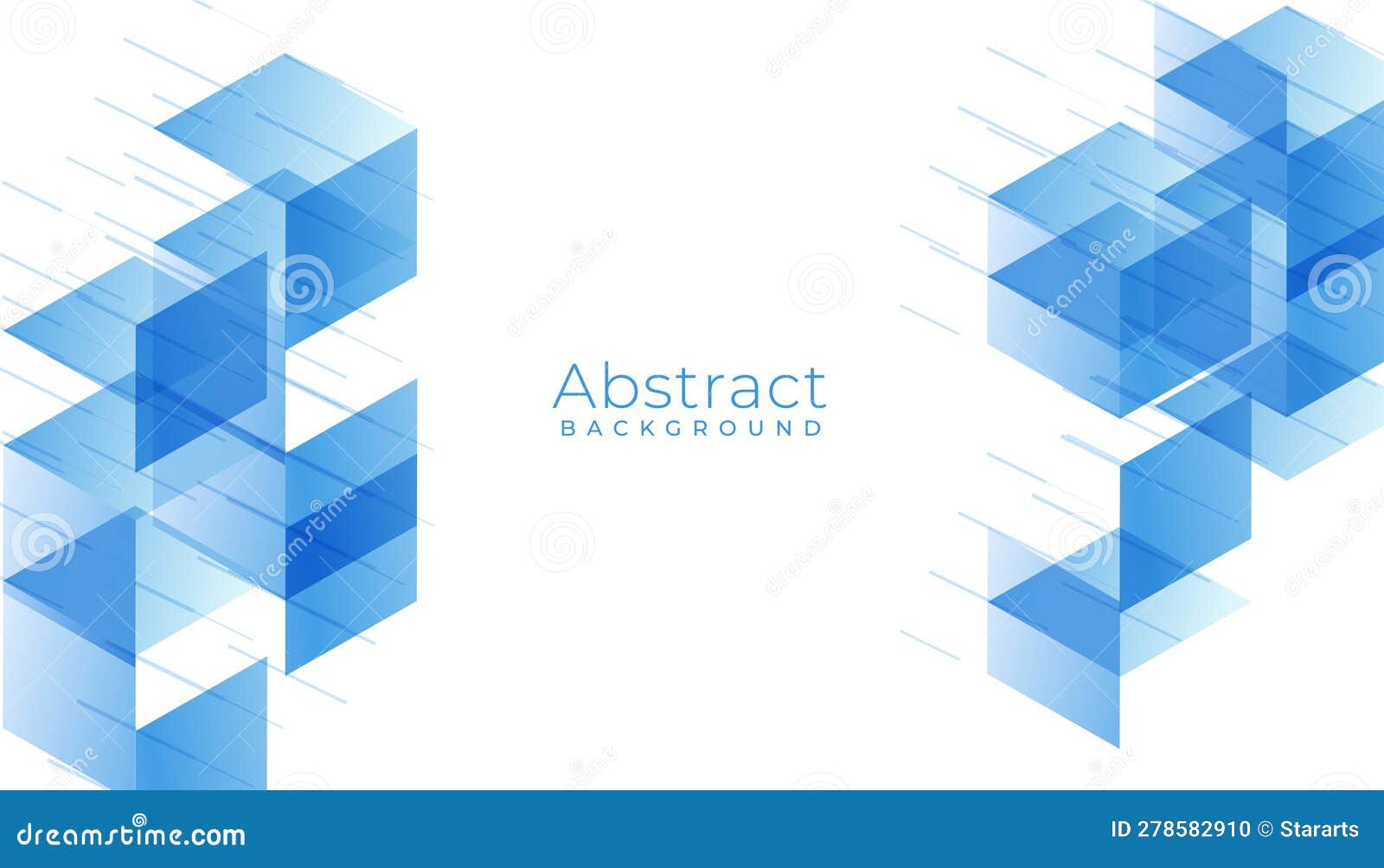 Creative Geometric Hexahedron Box Shape Background Vector Illustration ...