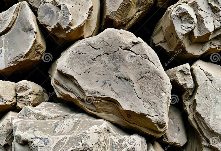 Creative Geometric Rock Overlay the Rock Image with Geometric Sh Stock ...