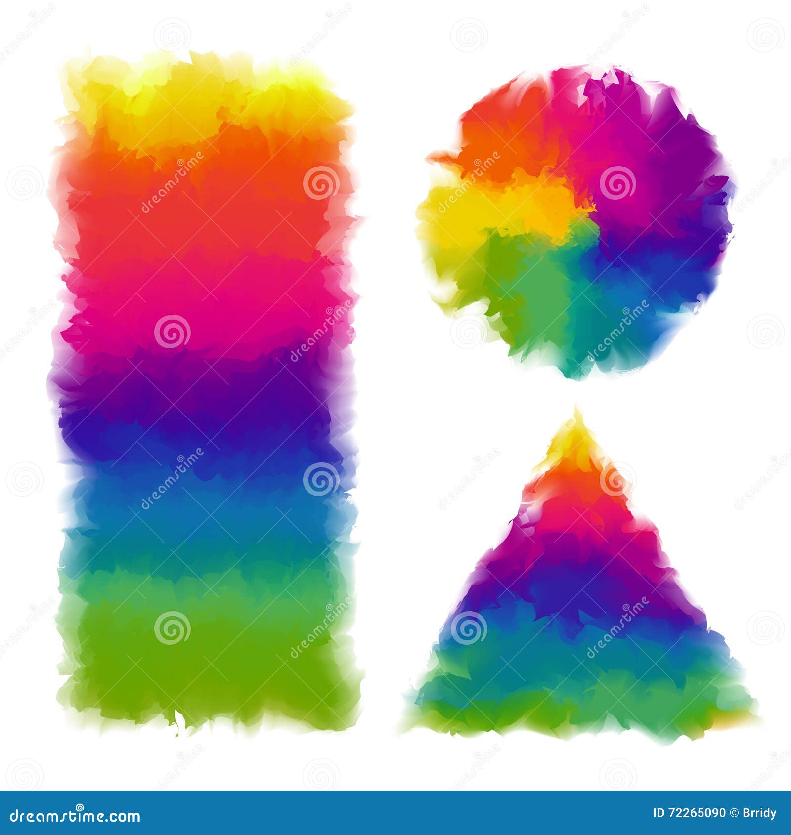 Creative Geometric Spectrum Backgrounds Stock Vector - Illustration of ...