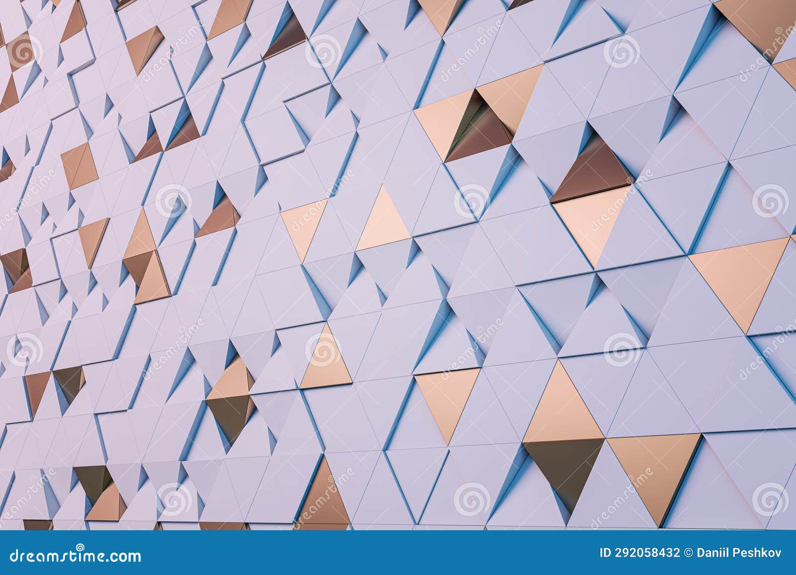 Creative Geometric Triangles Wallpaper. Landing Page Concept Stock ...