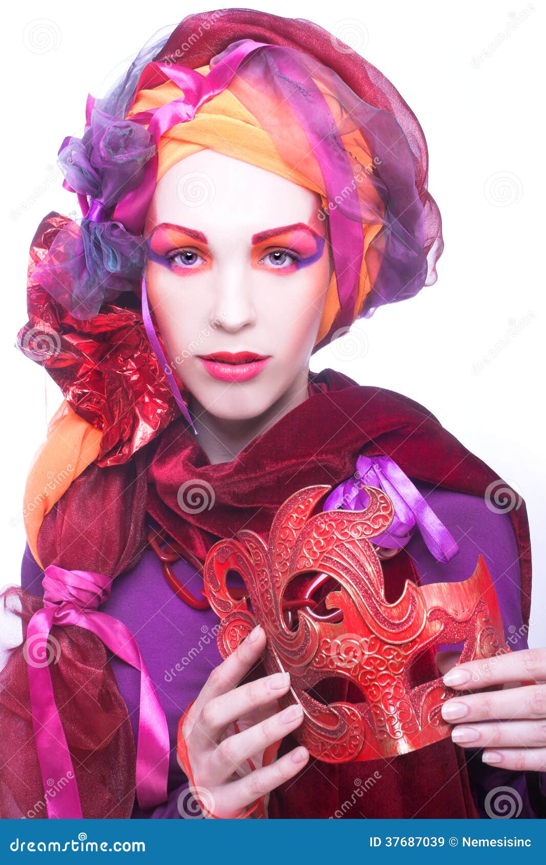 Creative girl stock image. Image of love, holiday, lady - 37687039