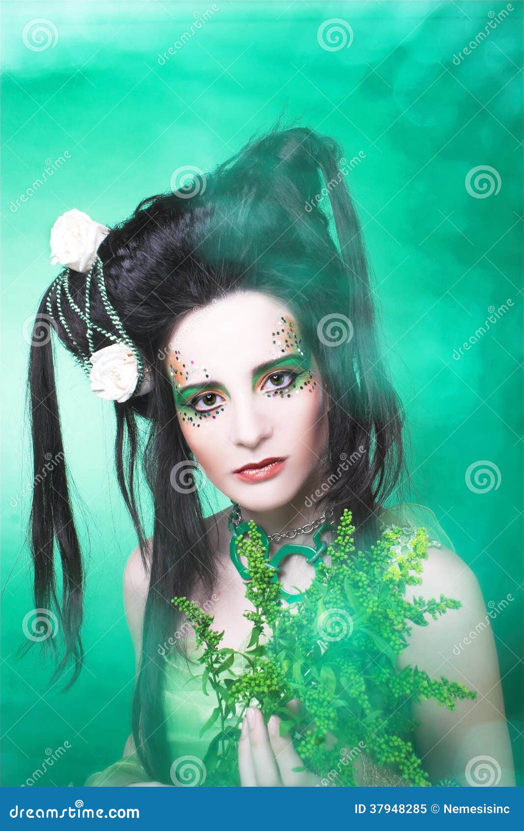 Creative girl. stock image. Image of holiday, love, creative - 37948285