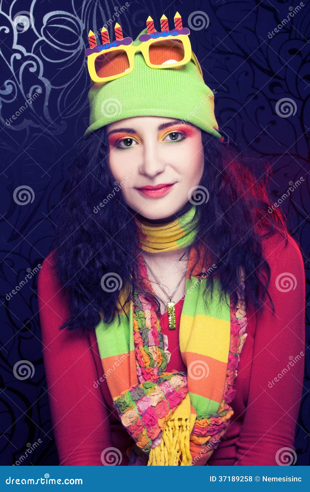 Creative girl stock photo. Image of pretty, people, leisure - 37189258