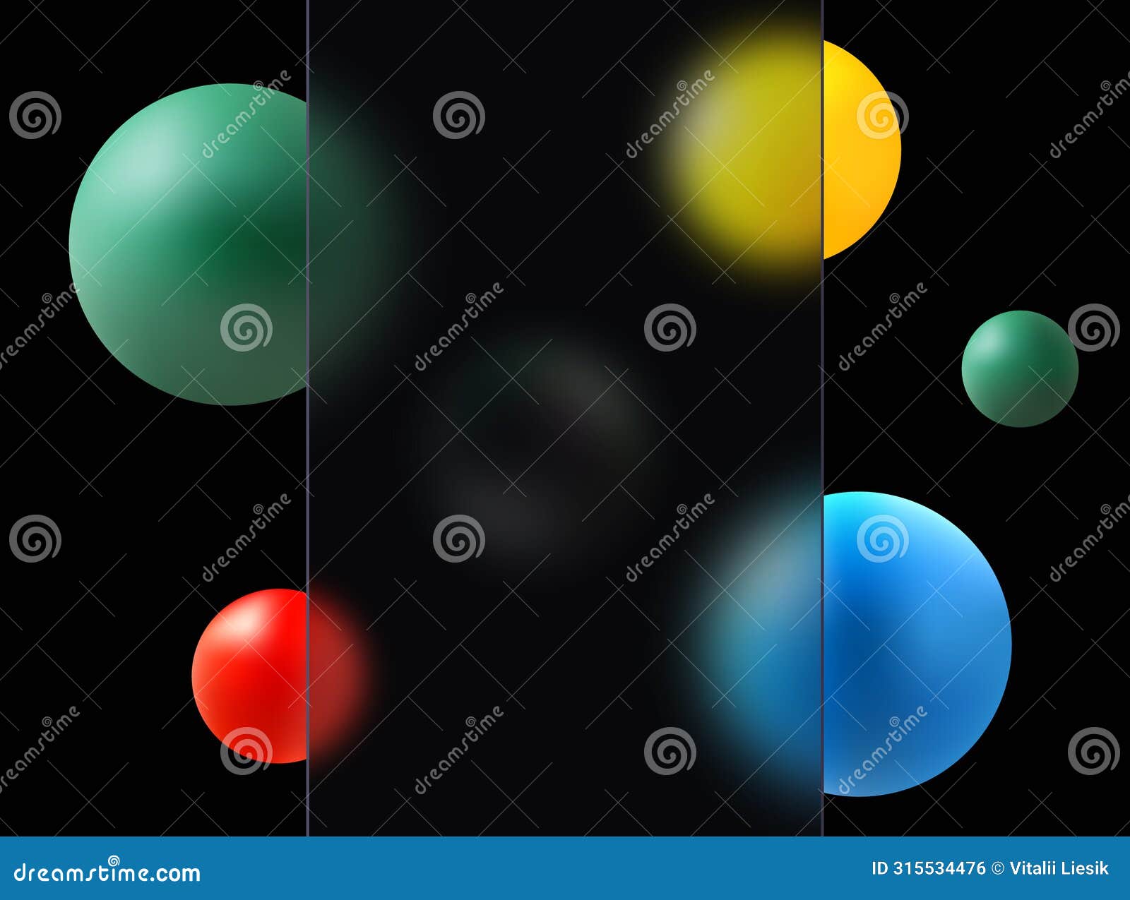 Creative Glass Morphism Background. Transparent Glass Partition with ...