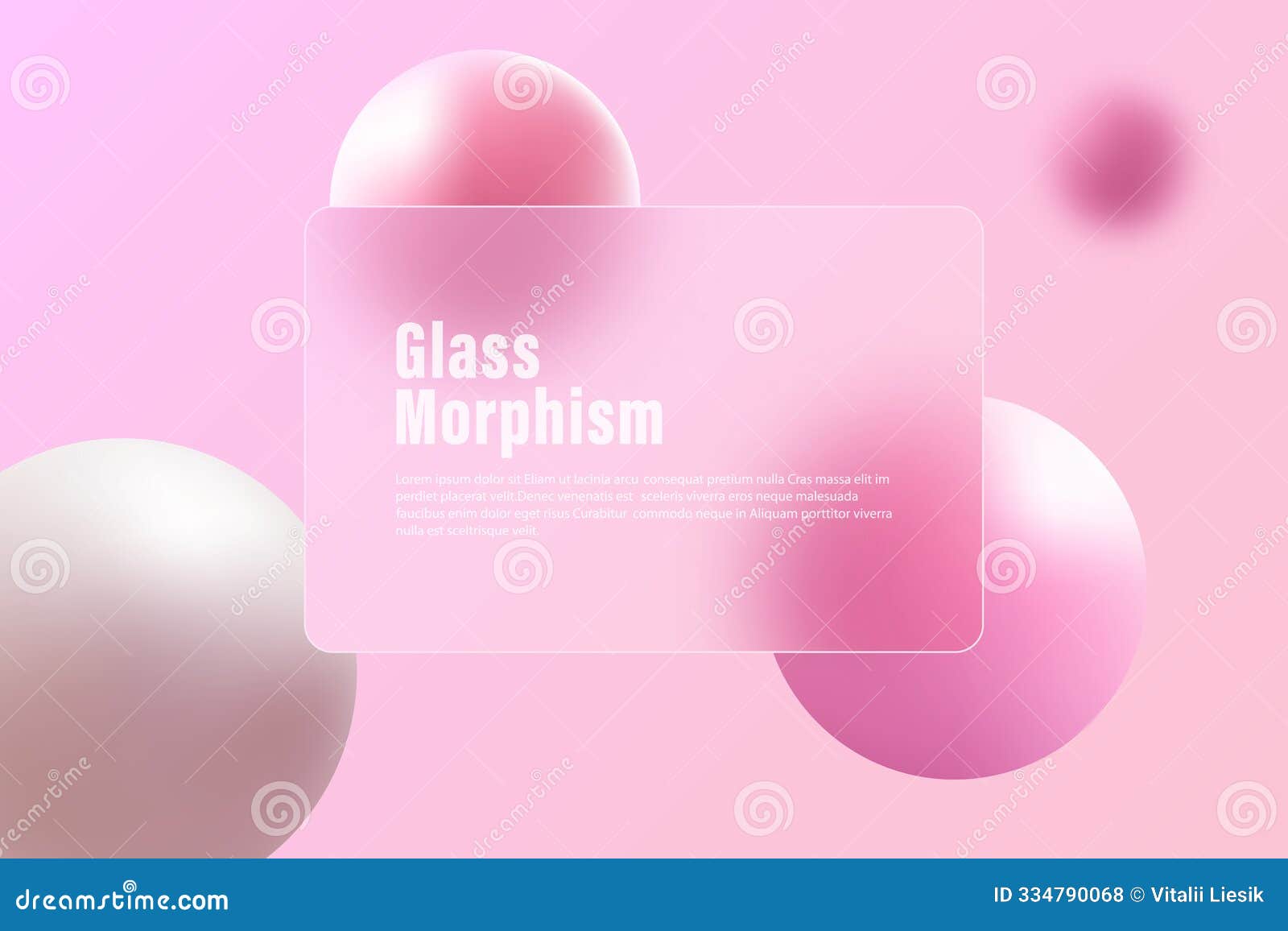Creative Glass Morphism Presentation Design with Transparent Frame and ...