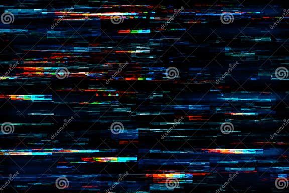 Creative glitch texture stock illustration. Illustration of internet ...