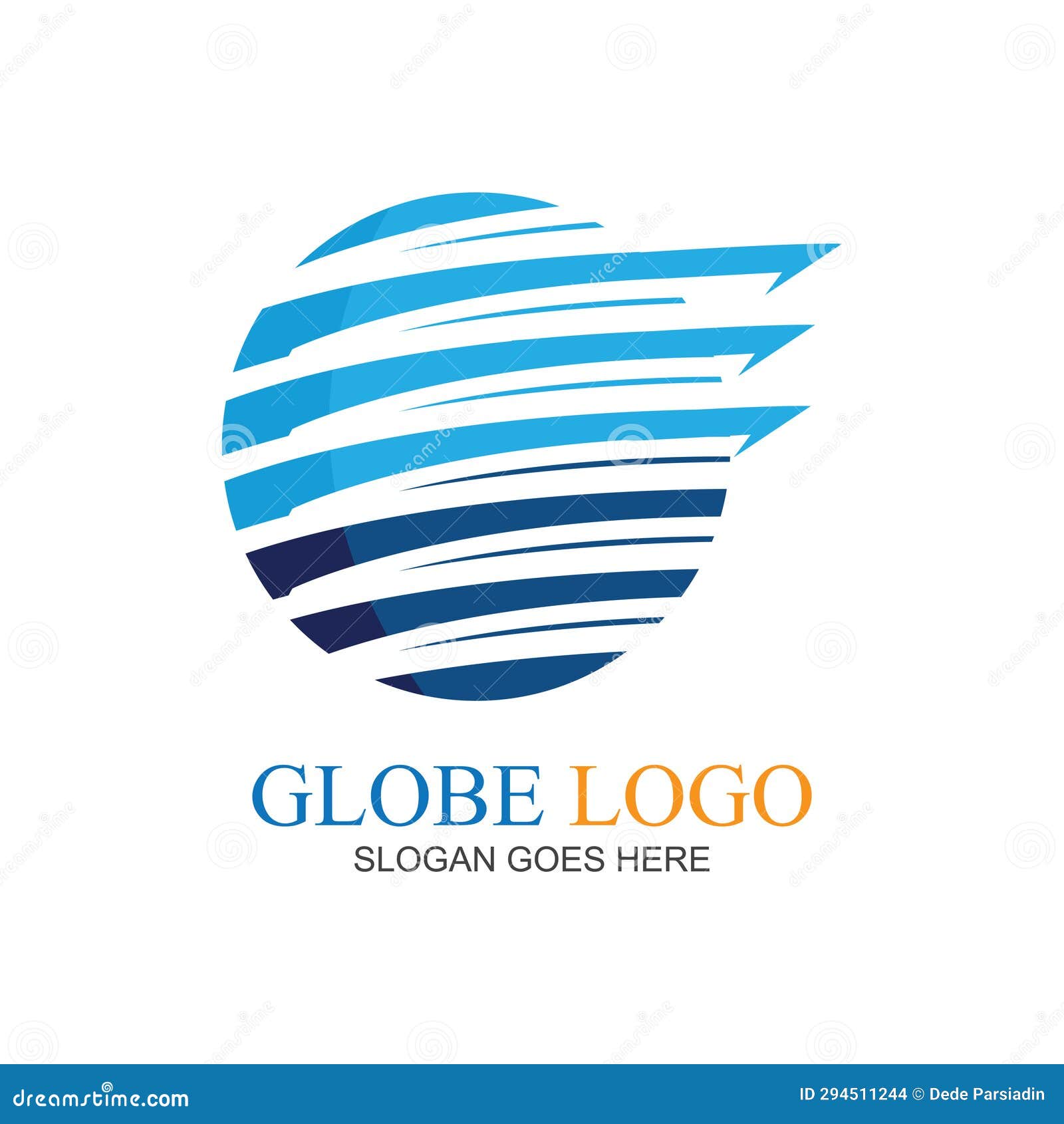 Creative Globe Logo and Icon Illustration Design Template Stock Vector ...