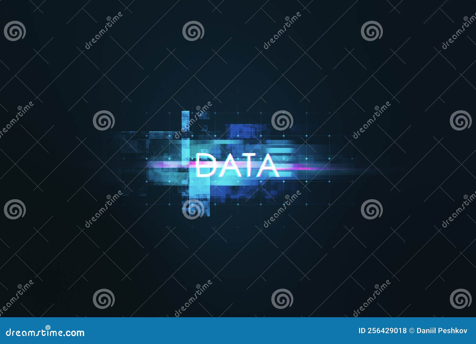 Data Glitch Streaming Data Malfunction 11040 Stock Photo ...