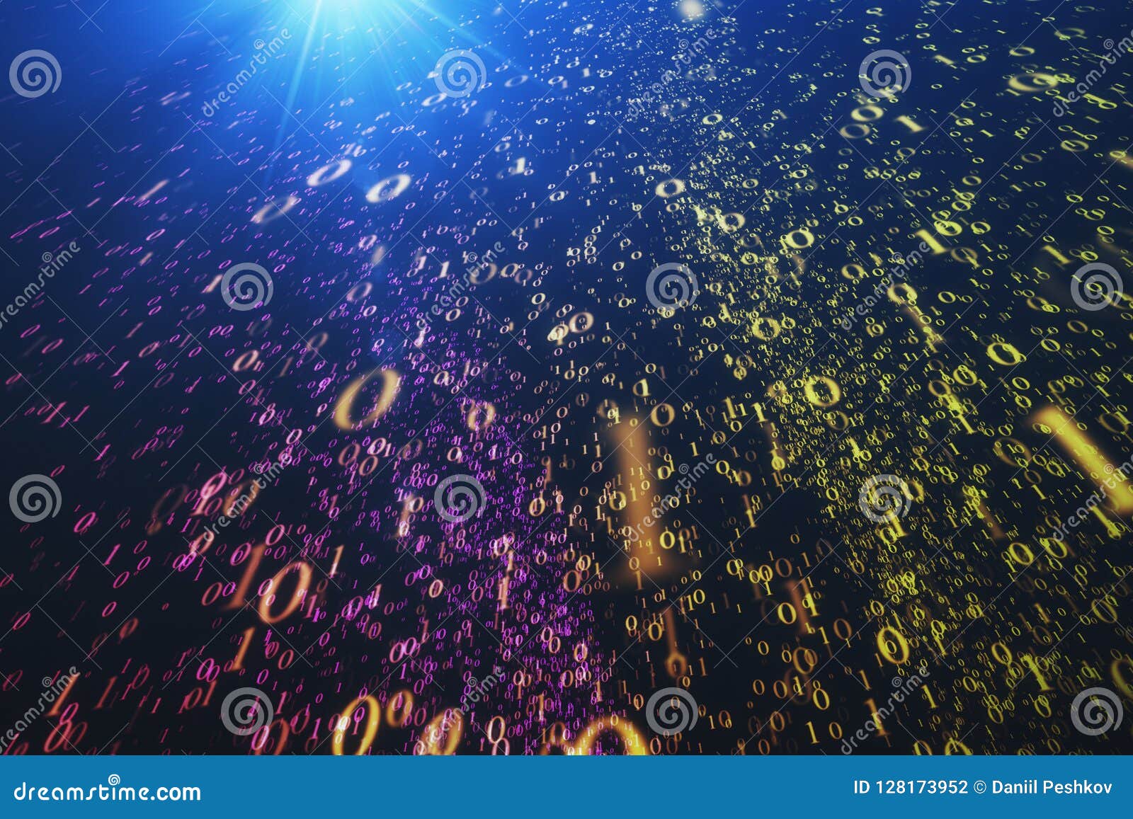 Glowing Red Binary Code On Screen With Word DIGITALISIERUNG German For ... Glowing Red Binary Code On Screen With Word DIGITALISIERUNG German For ...