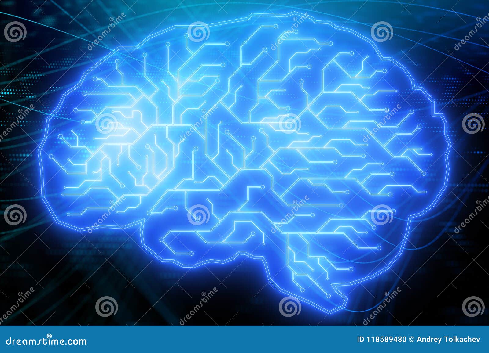 Brain. Background With Brain. The Concept Of Thinking. Brain Neurons ...