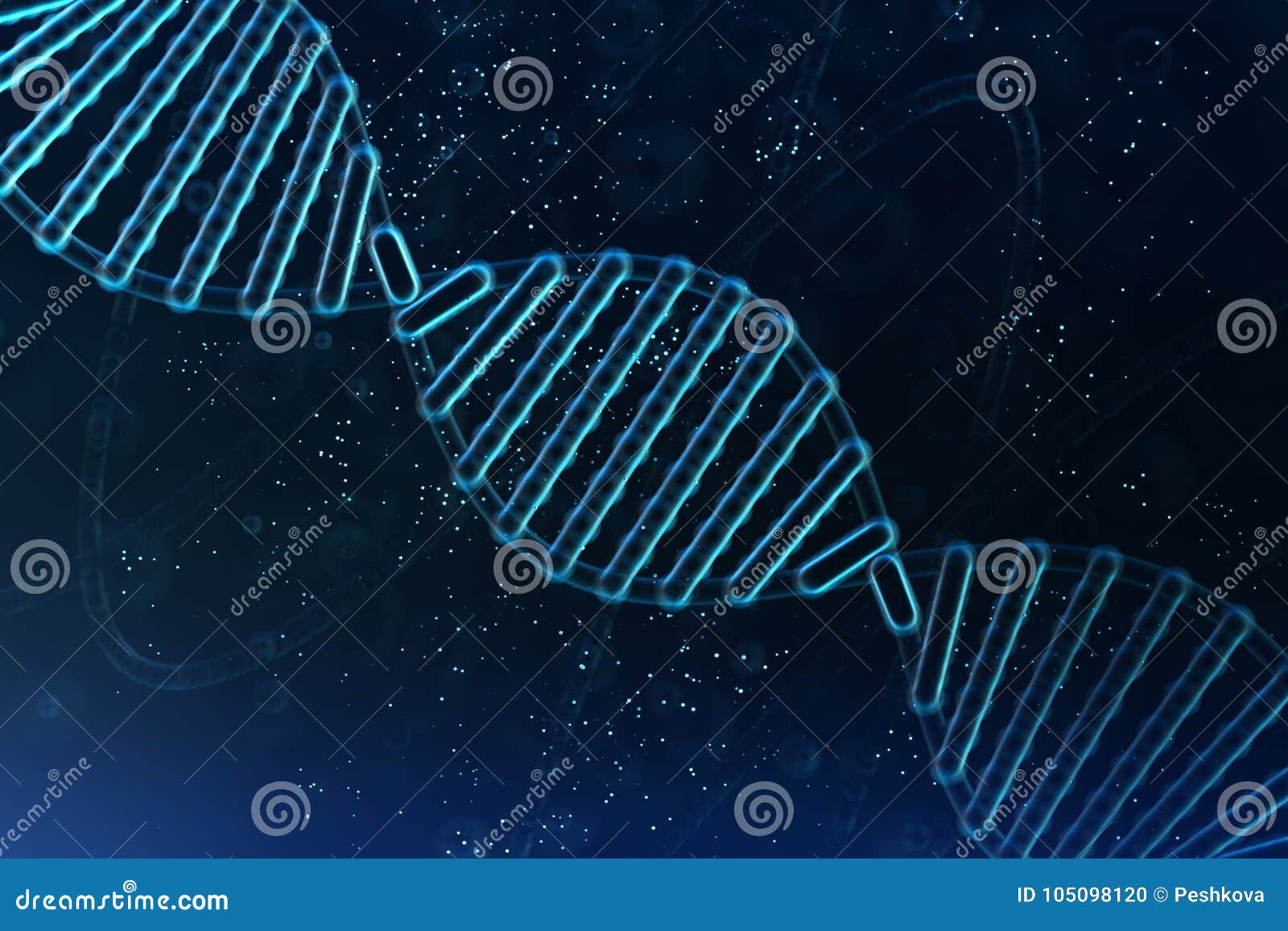 Creative DNA backdrop stock illustration. Illustration of element ...