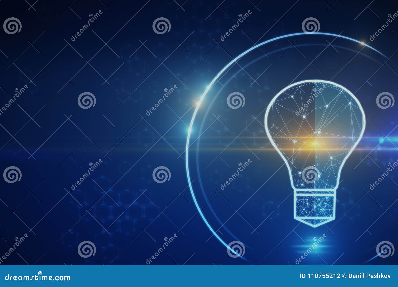 Solution and Future Concept Stock Illustration - Illustration of media ...