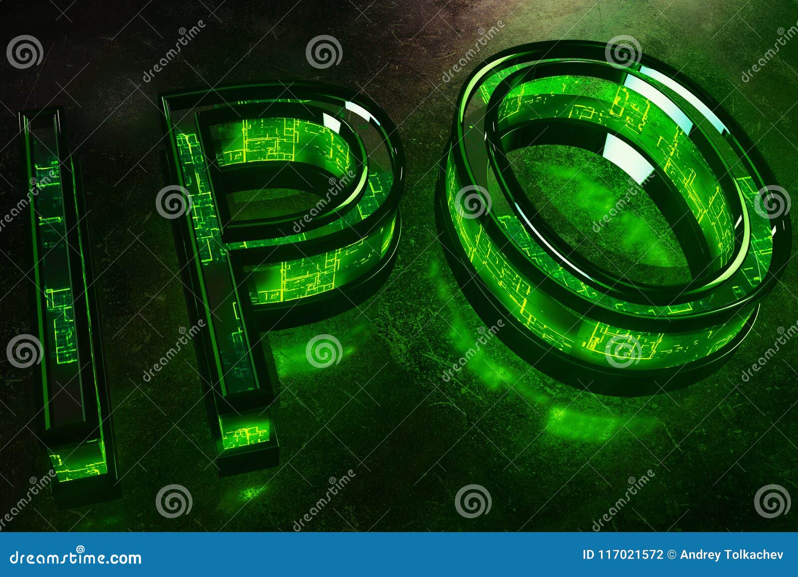 Green IPO backdrop stock illustration. Illustration of concrete - 117021572