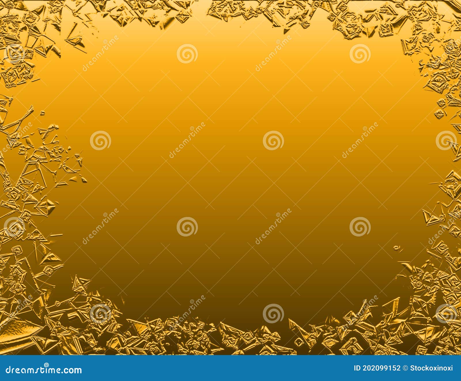 Creative Golden Material Texture Layout Design Stock Illustration ...