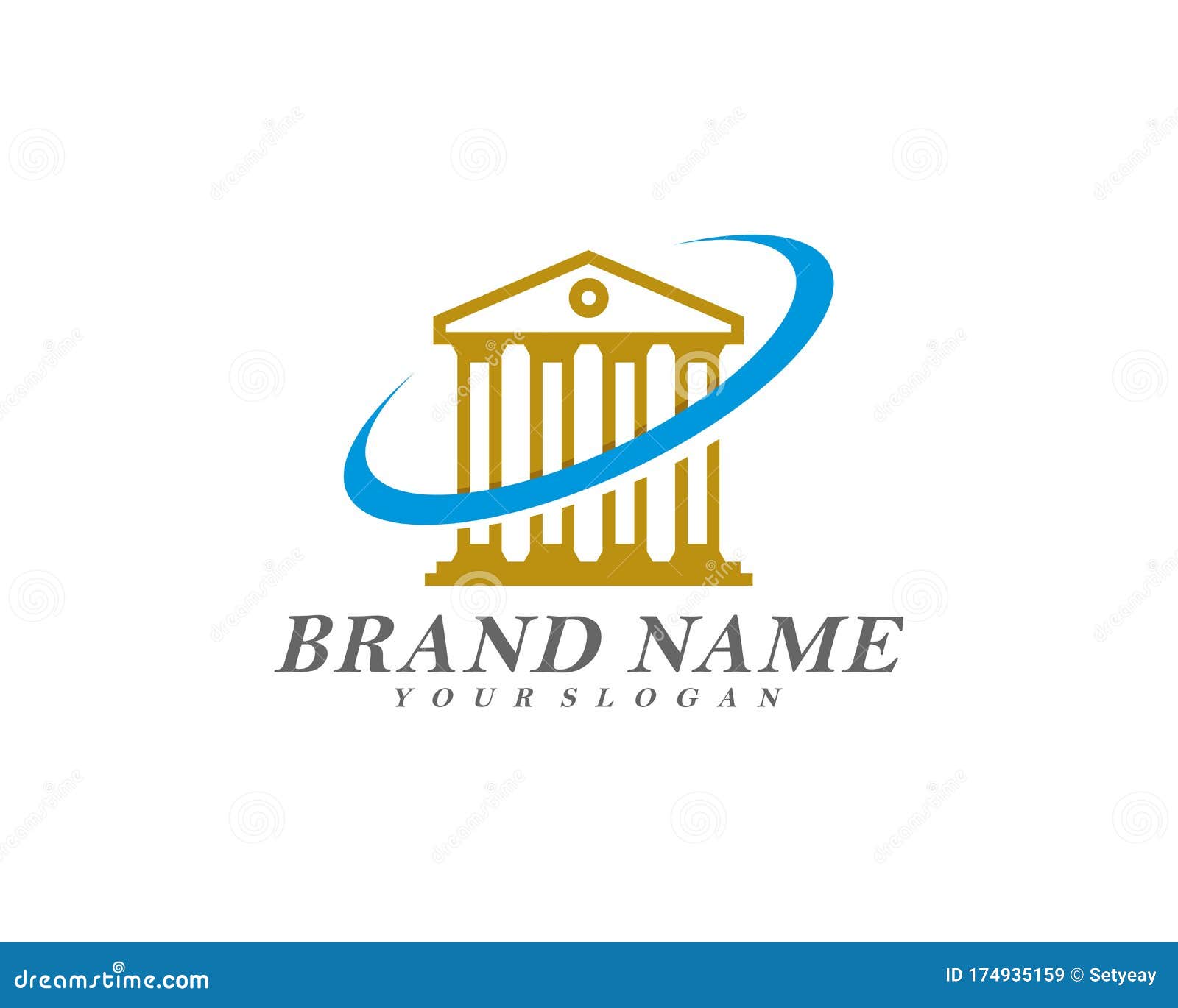 Creative Government Building Logo Template Vector, Icon Symbol Stock ...
