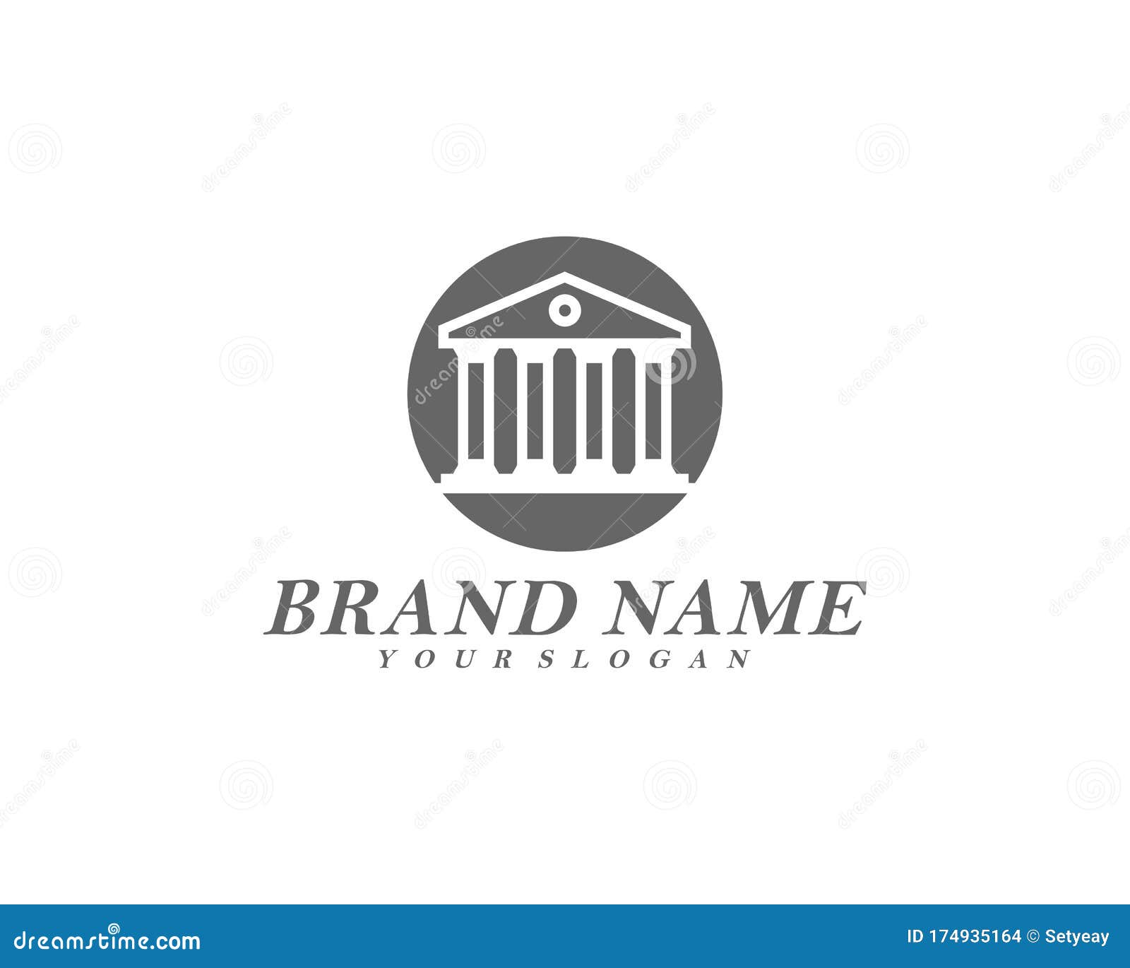 Creative Government Building Logo Template Vector, Icon Symbol Stock ...