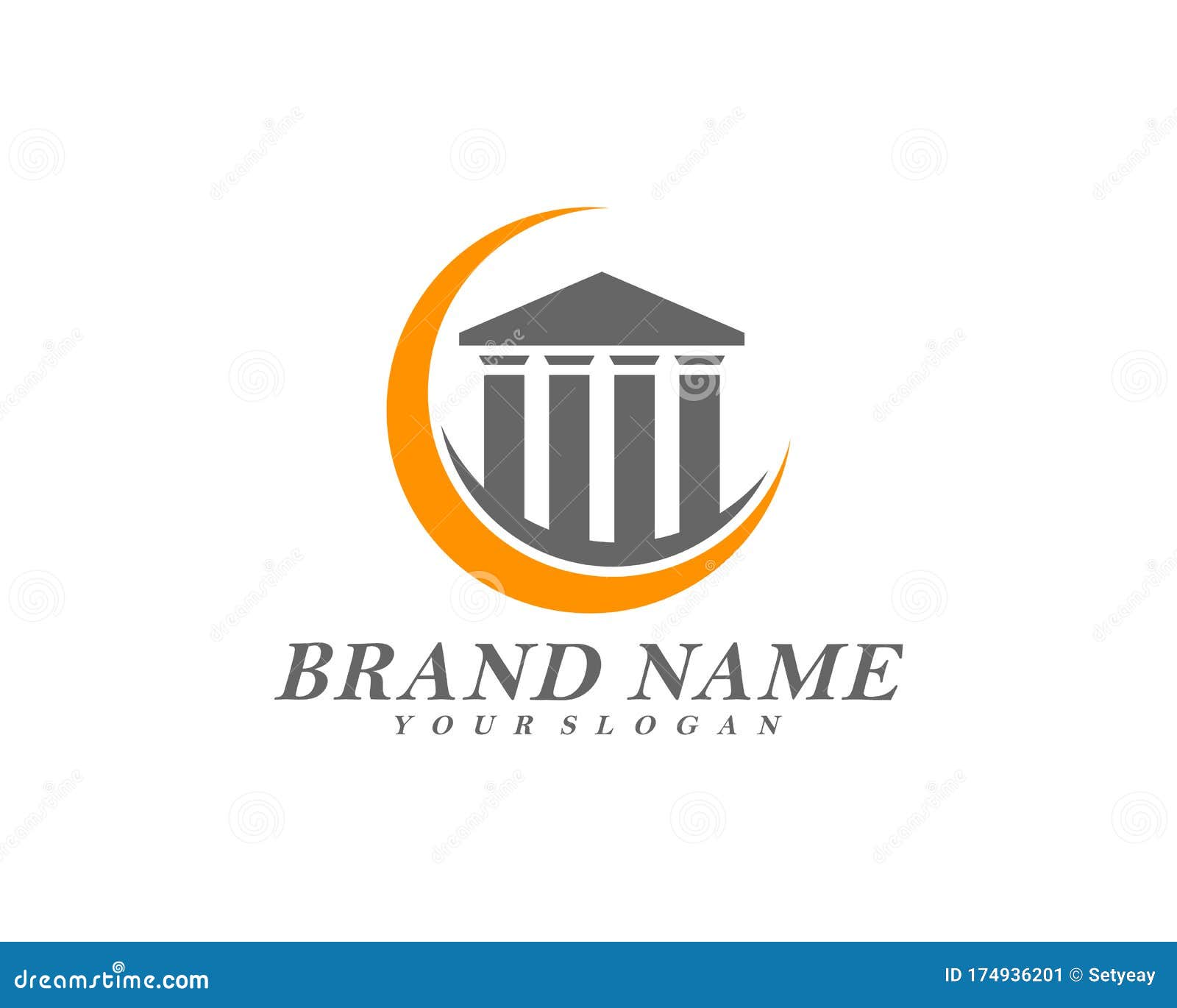 Creative Government Building Logo Template Vector, Icon Symbol Stock ...