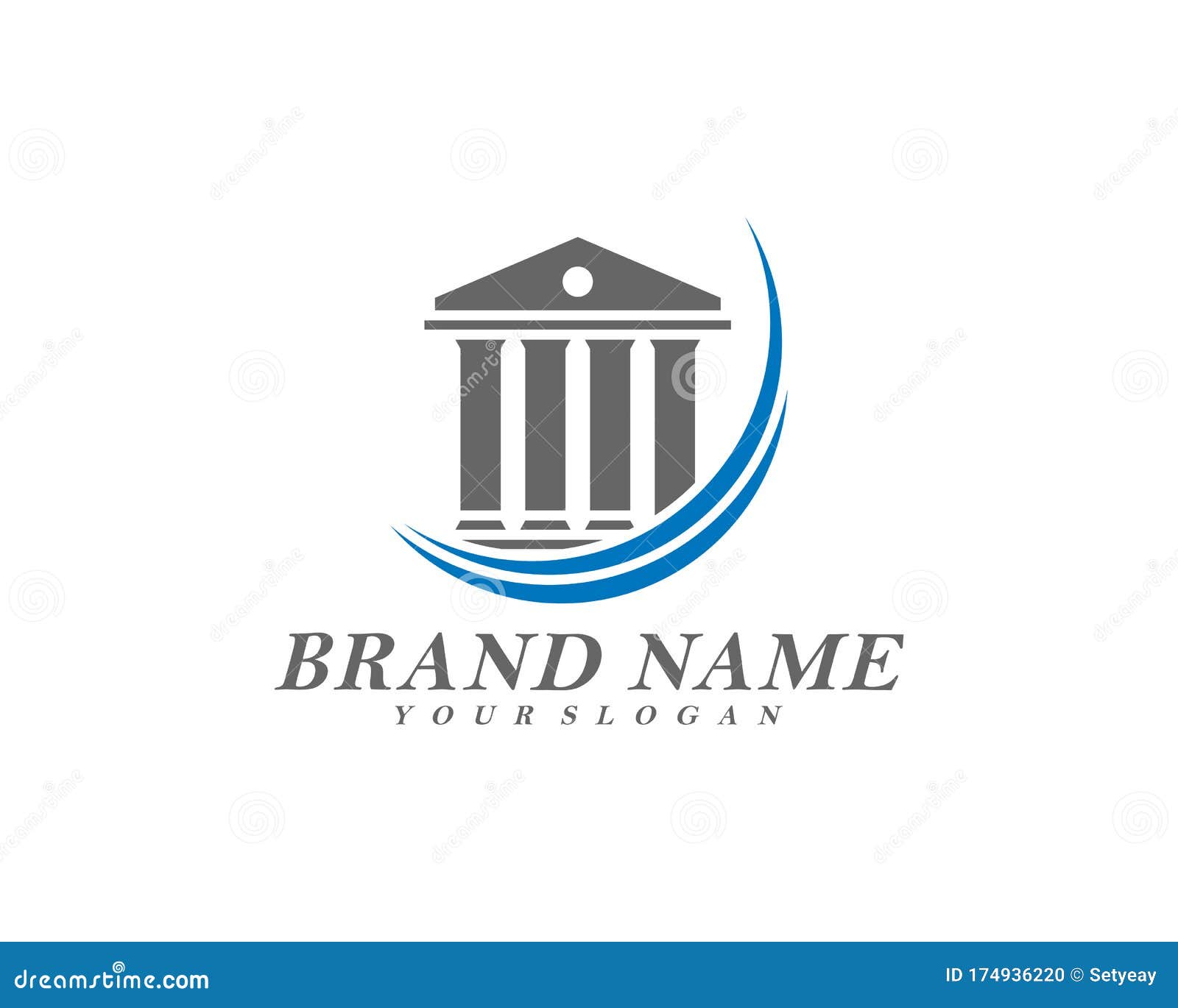 Creative Government Building Logo Template Vector, Icon Symbol Stock ...