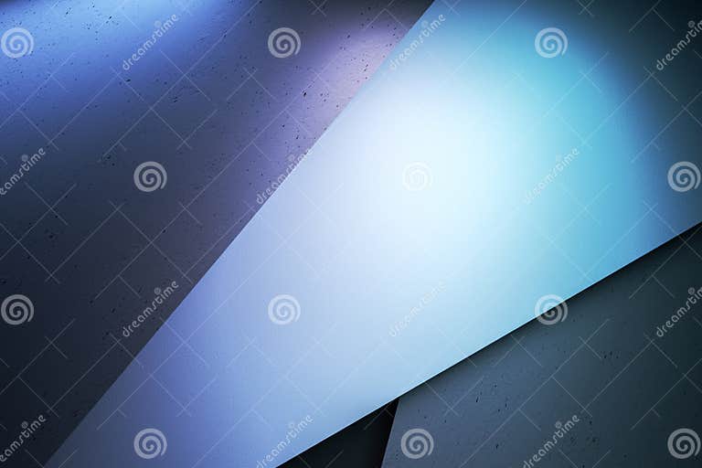 Creative Gradient Geometric Backdrop. Landing Page Concept. 3D ...