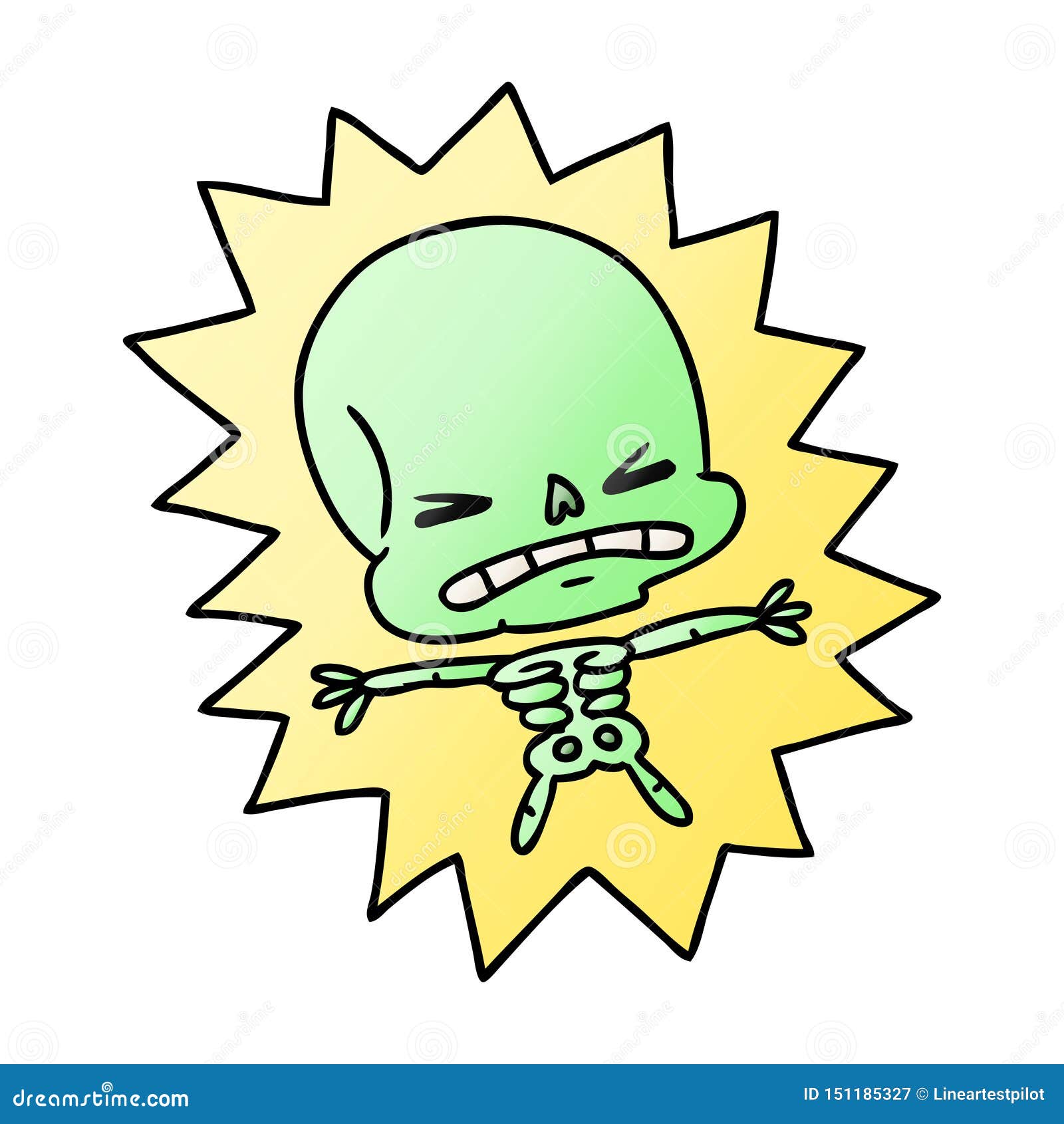 Scary Skeleton A Digital Art Masterpiece With Iconic Pop Culture ...