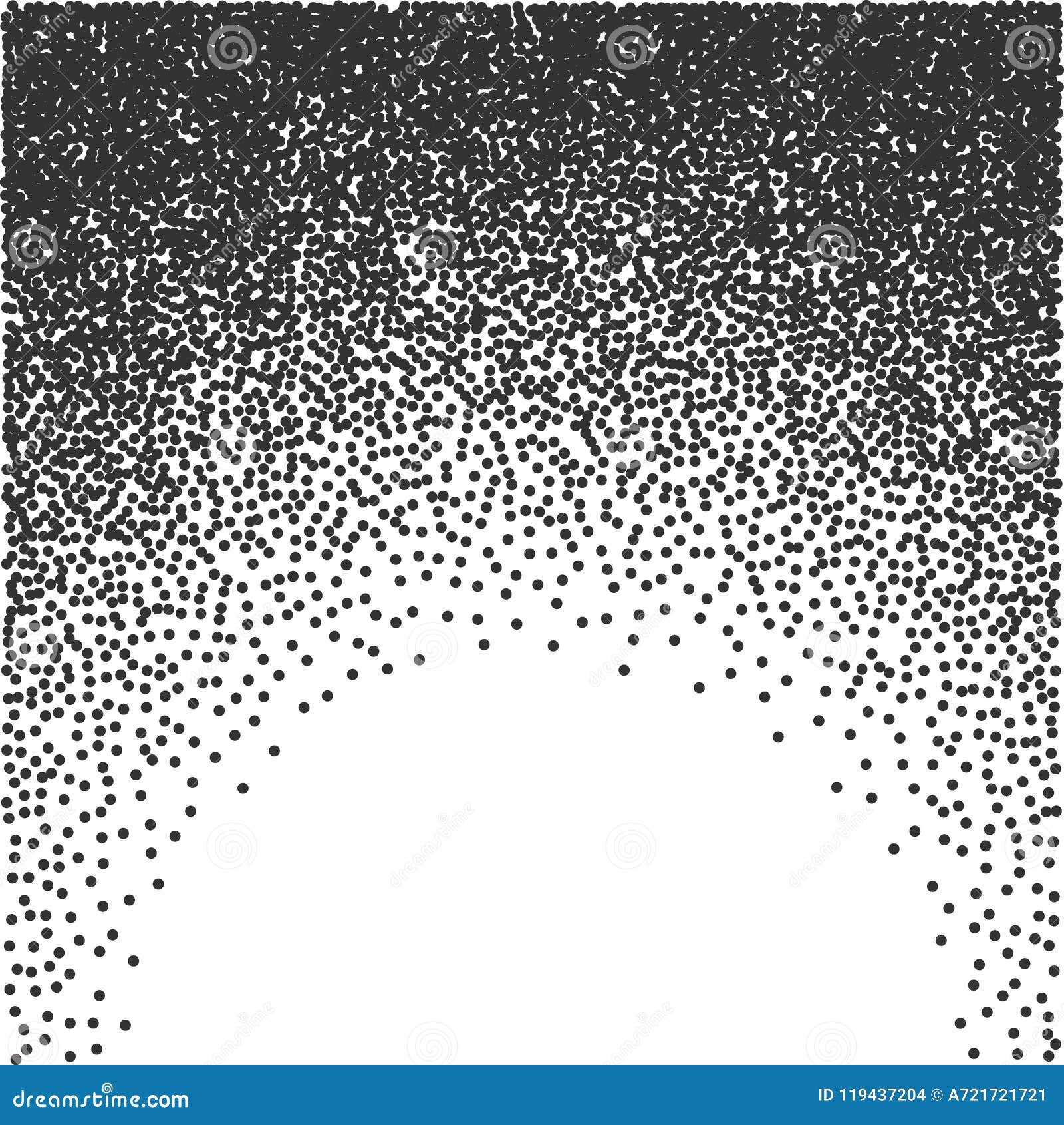 Grainy Sand Textures, Patterns With Black Halftone Dot Cartoon Vector ...