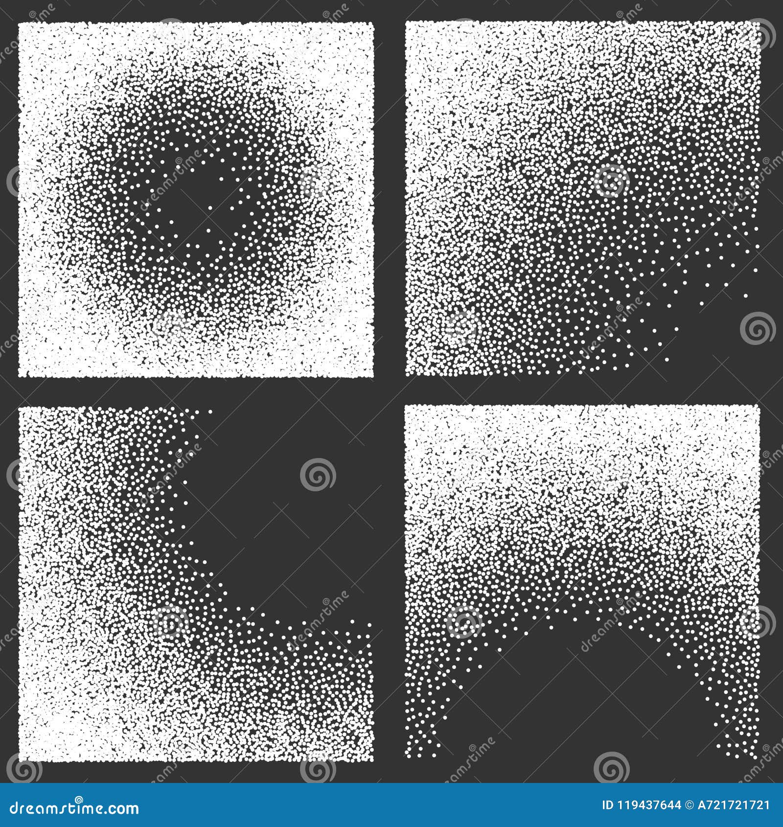 Creative Of Grainy Sand Textures, Halftone Dots Noise, Grange Gradient ...