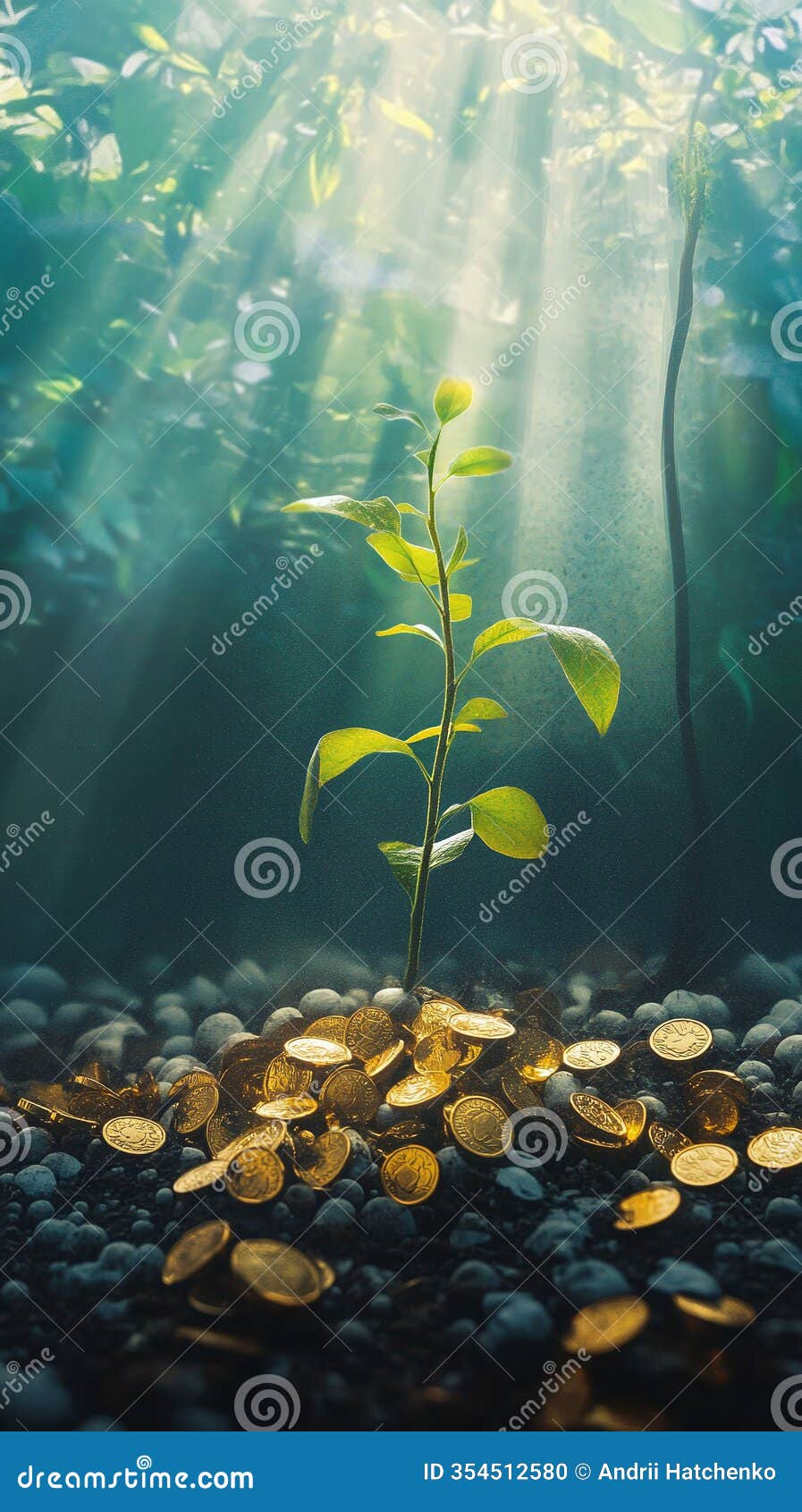 Creative Graph Showing How Small Monthly Deposits Grow Exponentially ...