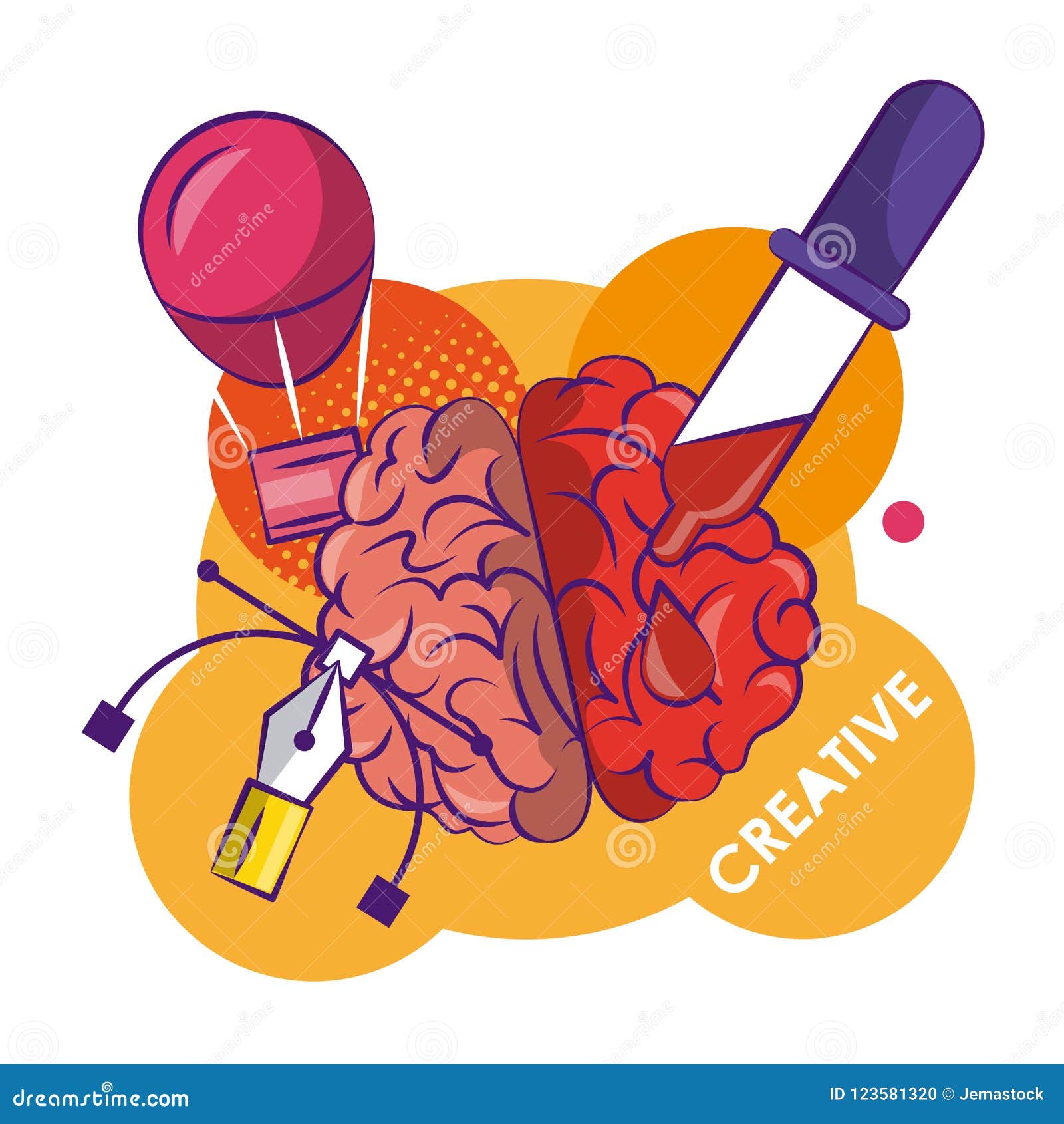 Creative graphic design stock vector. Illustration of graphic - 123581320