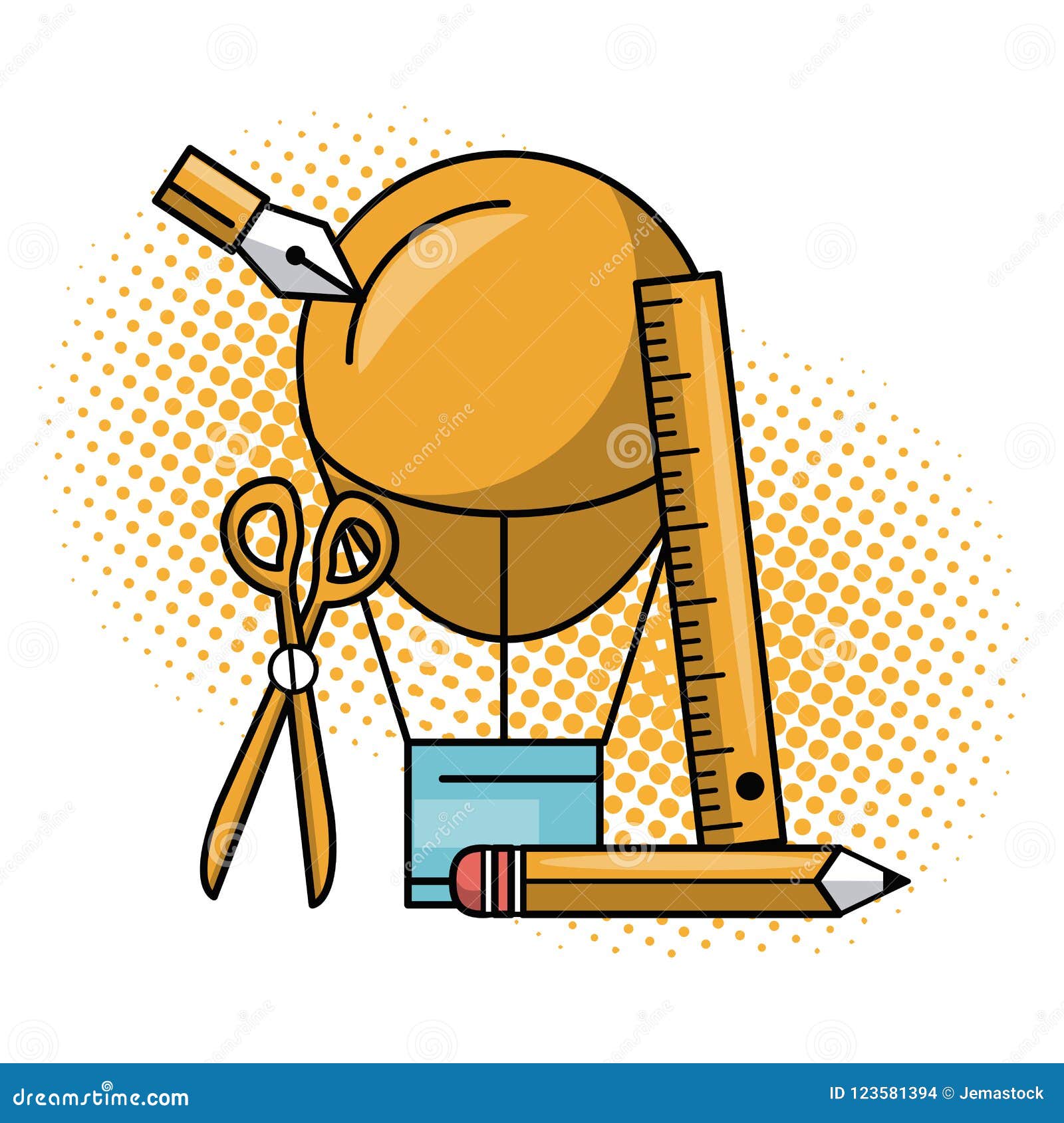 Creative graphic design stock vector. Illustration of confident - 123581394