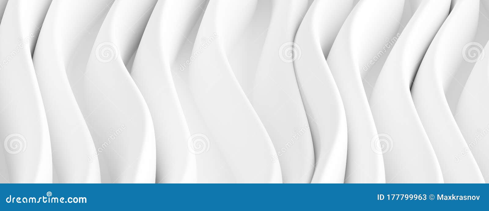 Creative Graphic Design. White Waves Background Stock Illustration ...