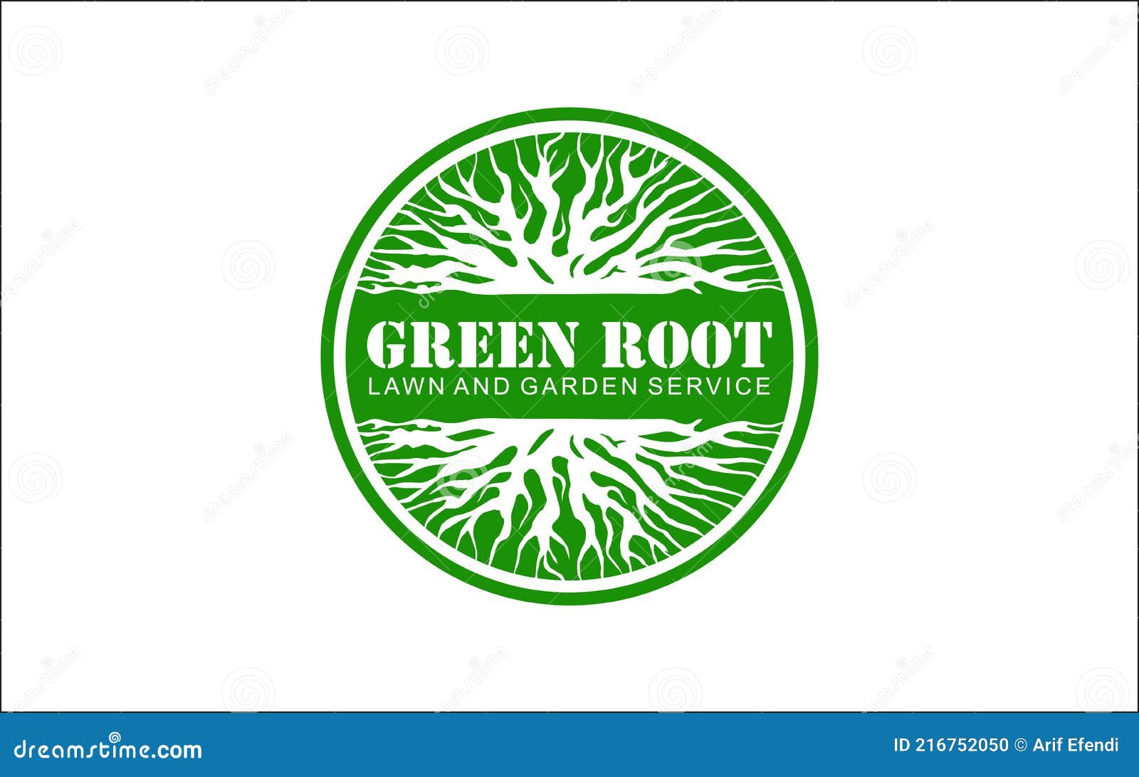 Creative Graphic Vector of Green Root on White Background Logo Design ...