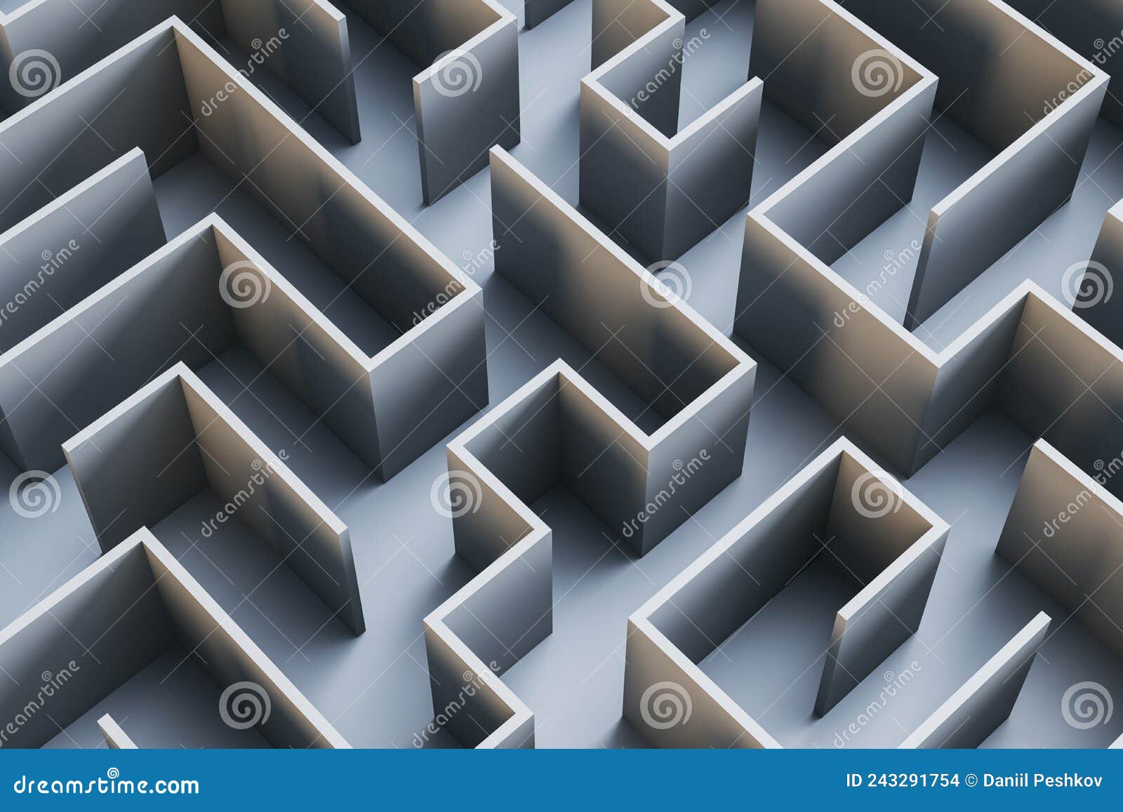 Gray Maze Background Royalty-Free Illustration | CartoonDealer.com ...