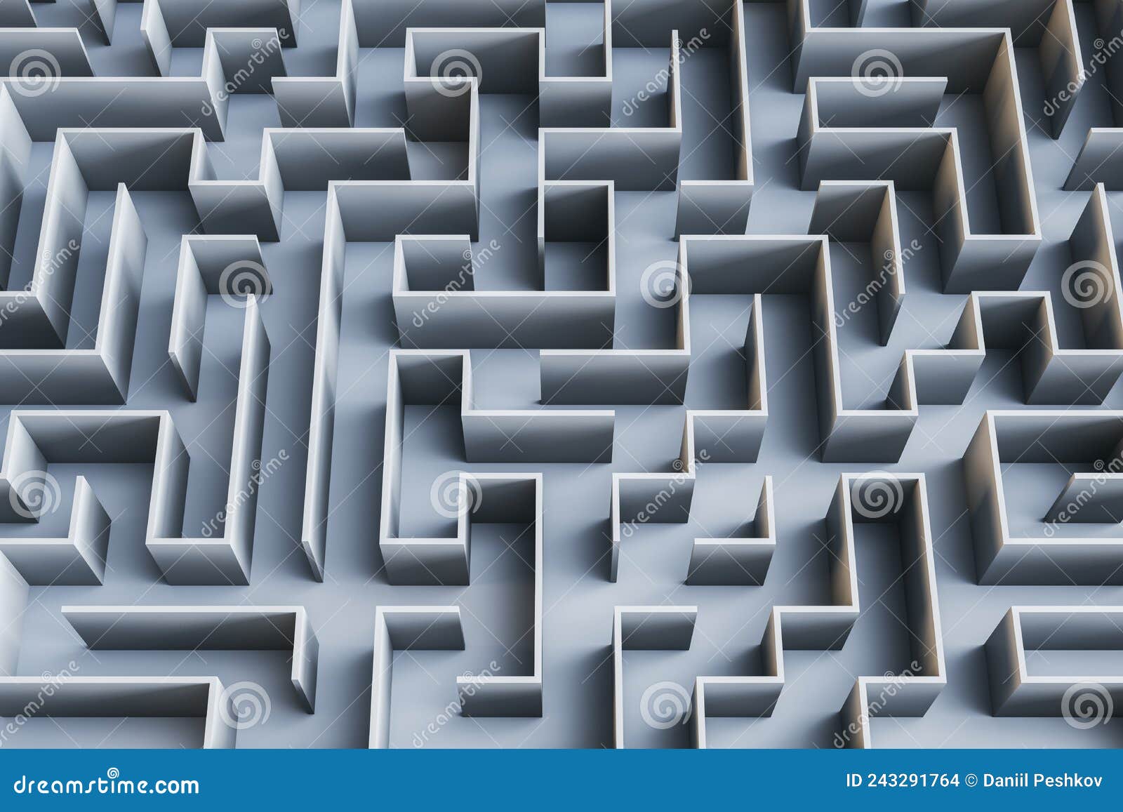 Creative Gray Maze Wallpaper. Solution, Way Out and Challenge Concept ...