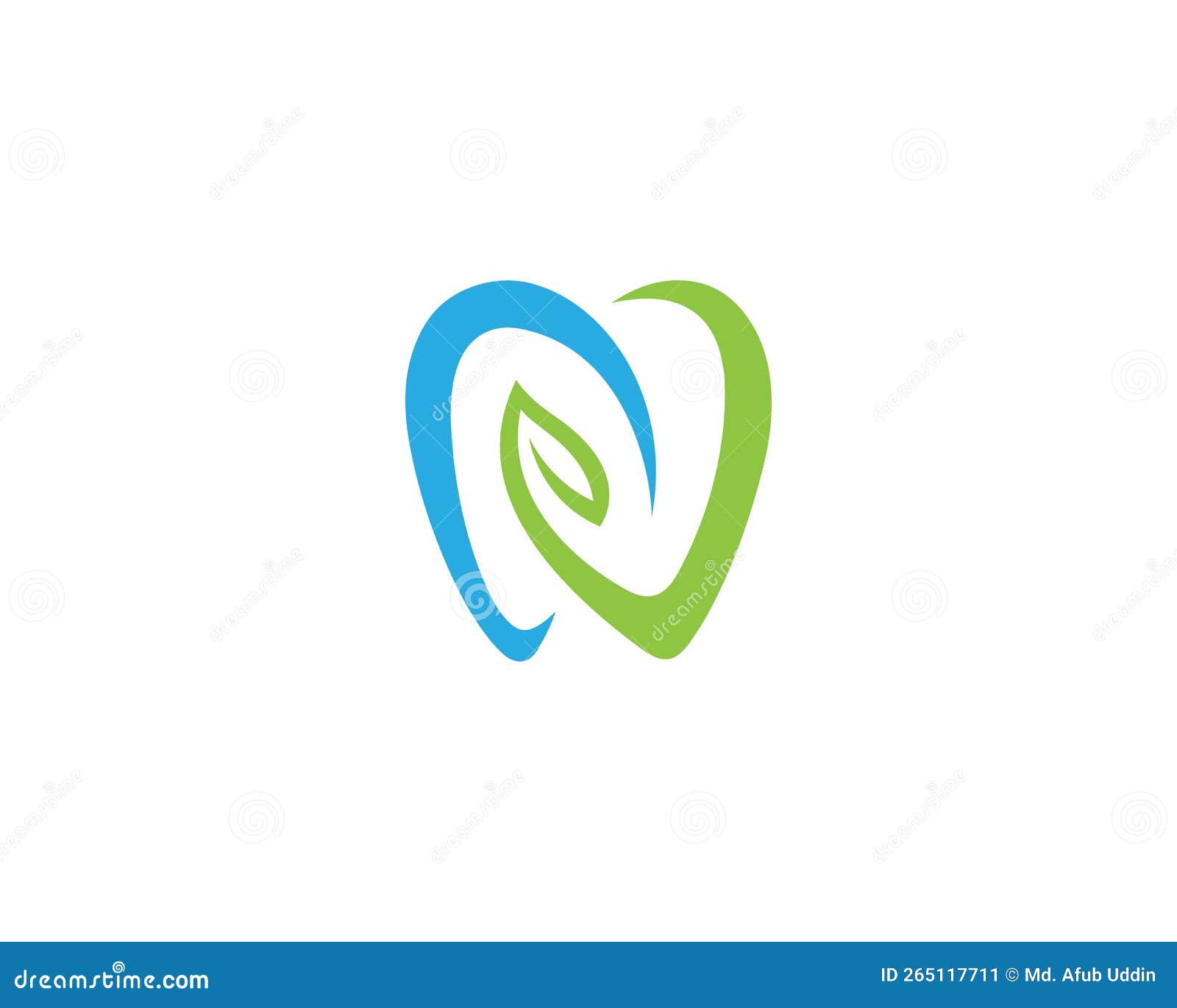 Creative Green Dental Logo Design Stock Vector - Illustration of ...