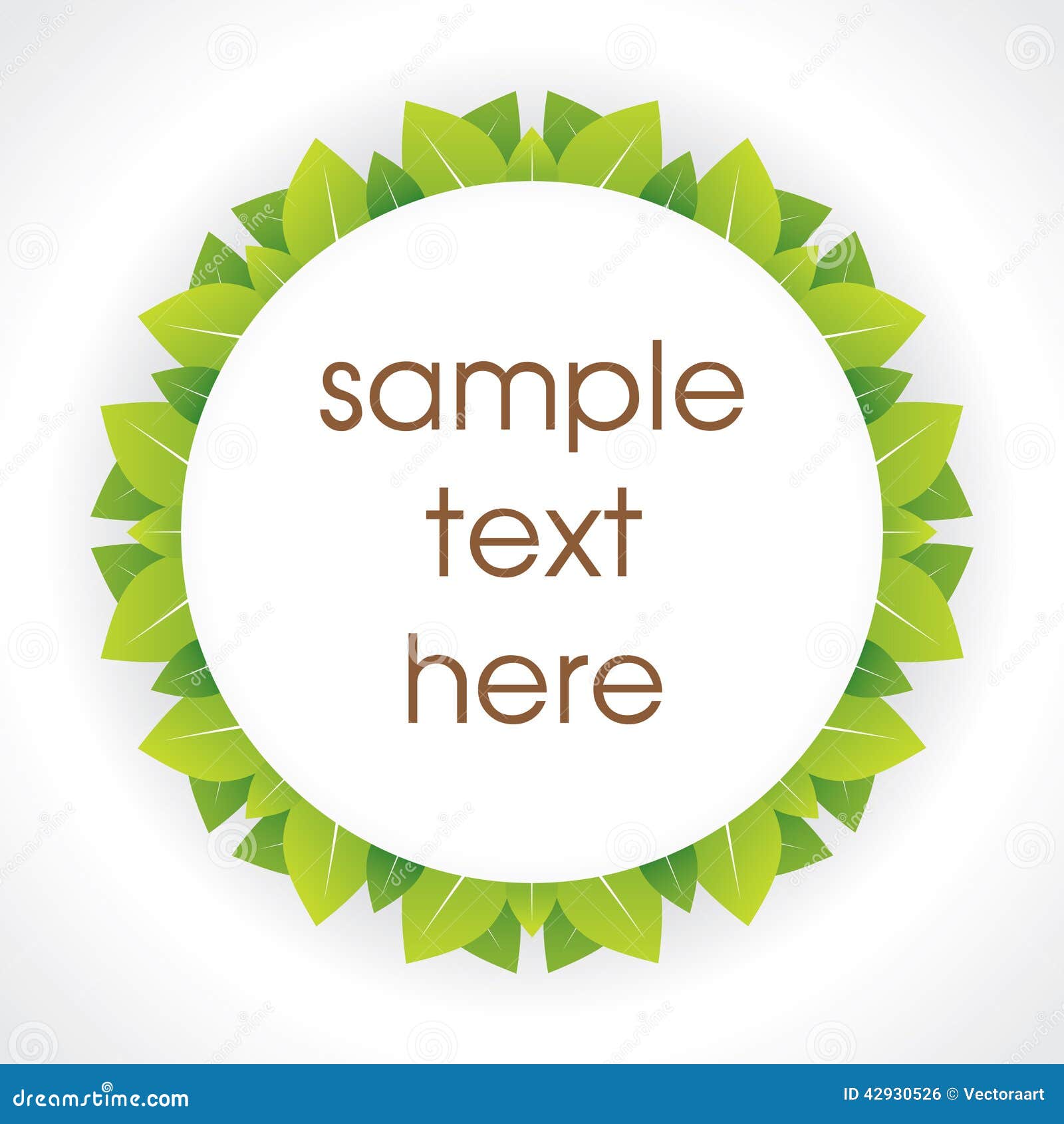 Creative Green or Natural Banner Stock Vector - Illustration of ...