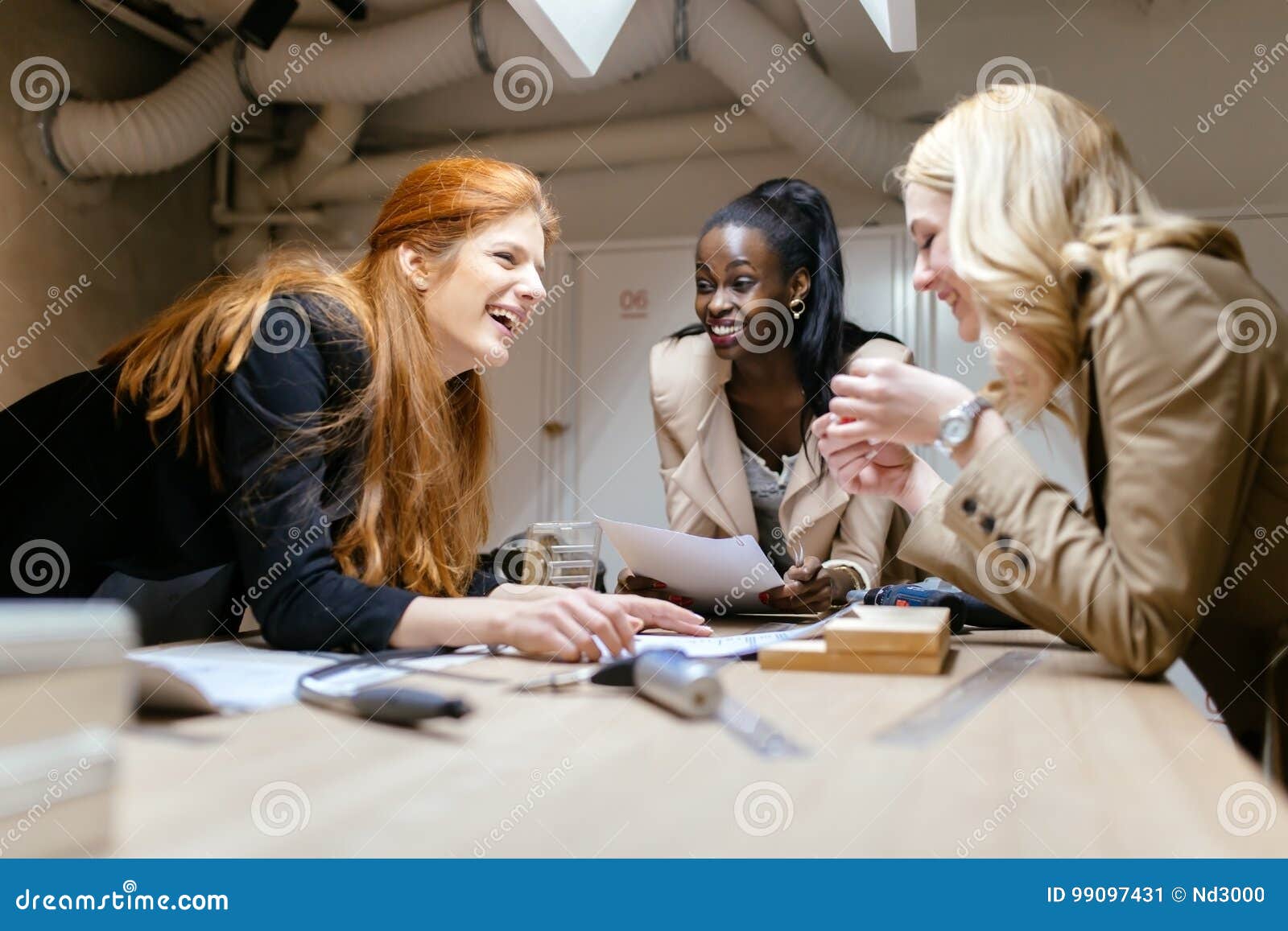 Creative Group of People Designing Stock Image - Image of looking ...