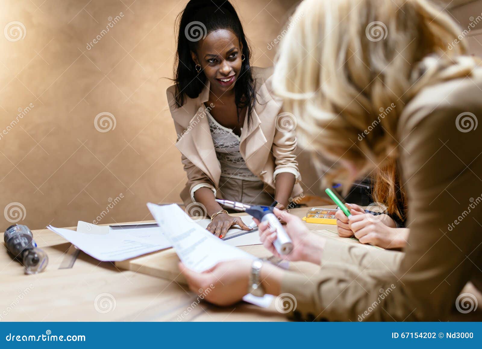 Creative Group of People Designing Stock Photo - Image of female ...