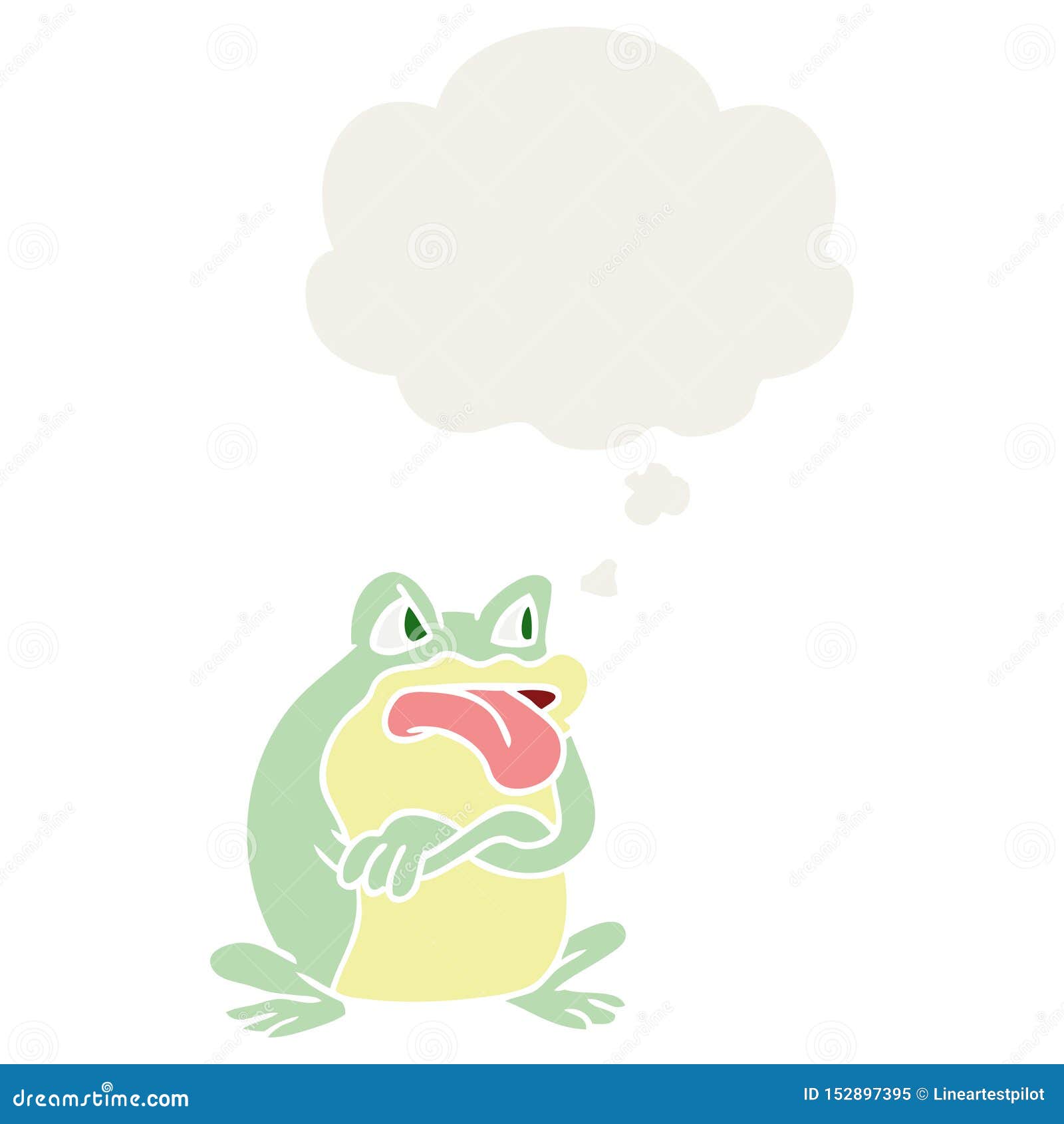 Grumpy Fat Frog Cartoon Character | CartoonDealer.com #21144673