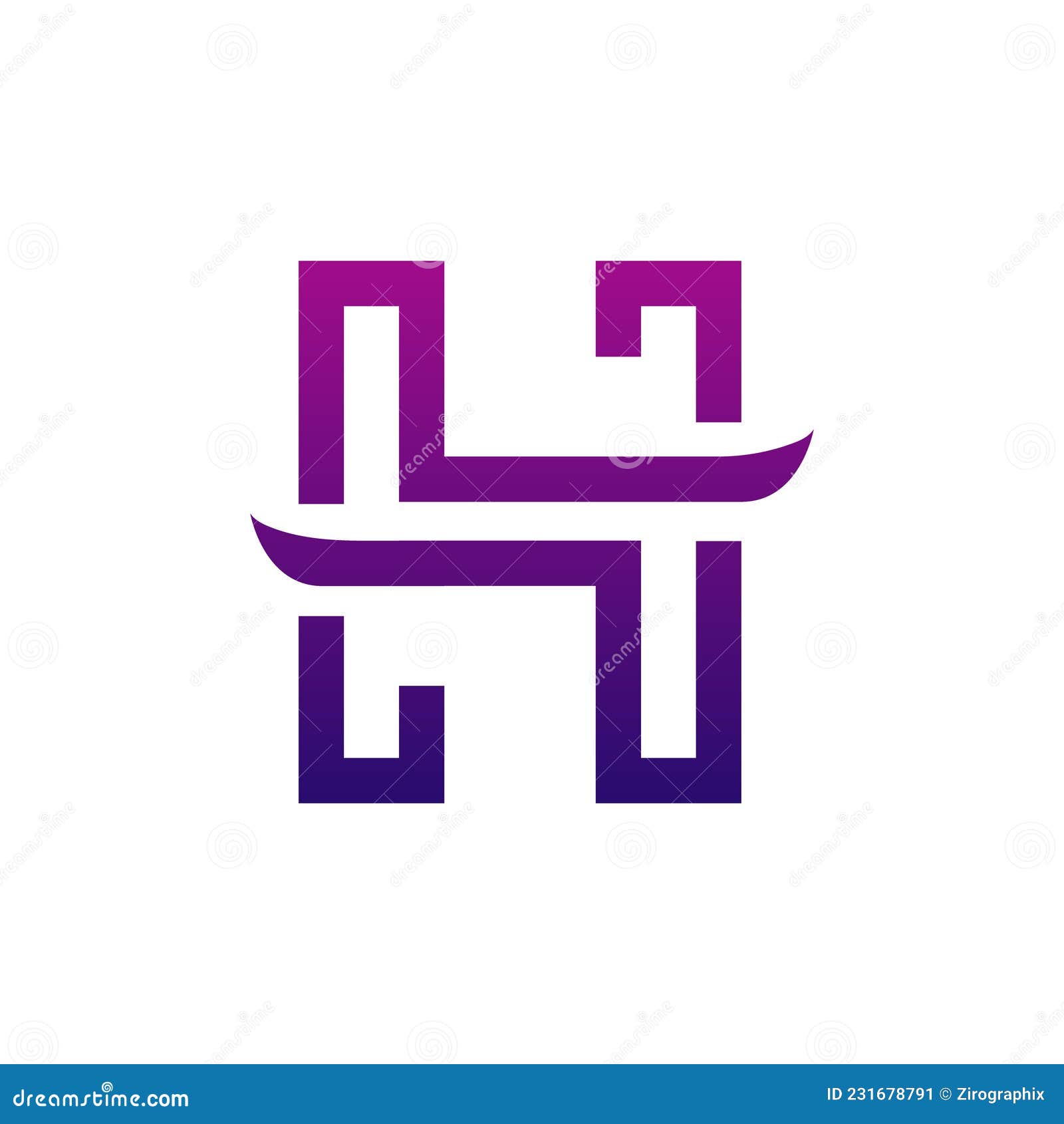 Creative H Logo Icon Design Stock Vector - Illustration of sign ...