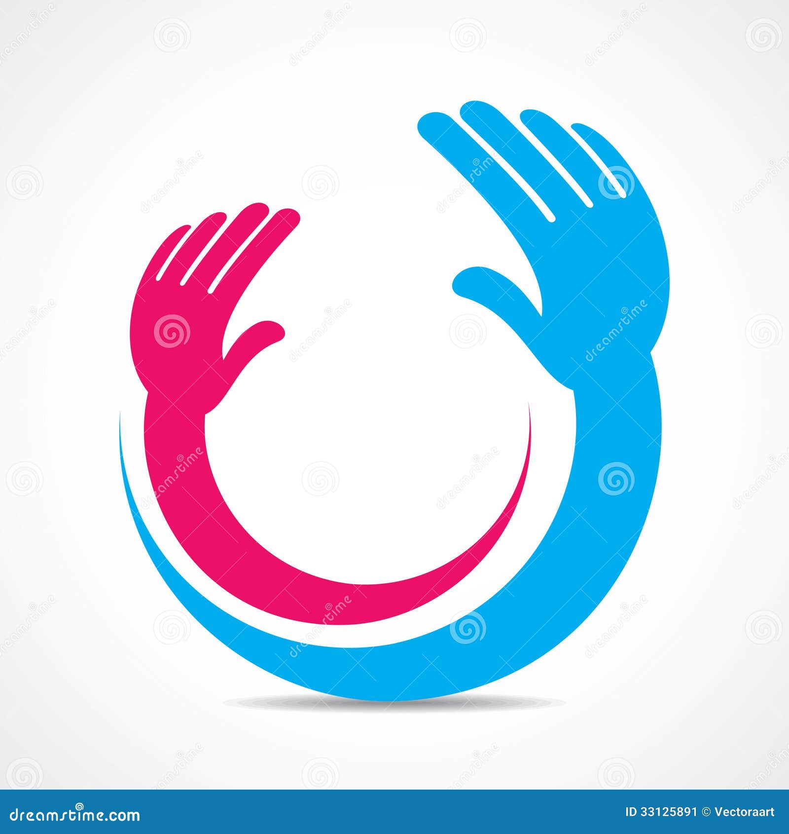 Creative Hand Icon or Symbol Concept Stock Vector - Illustration of ...