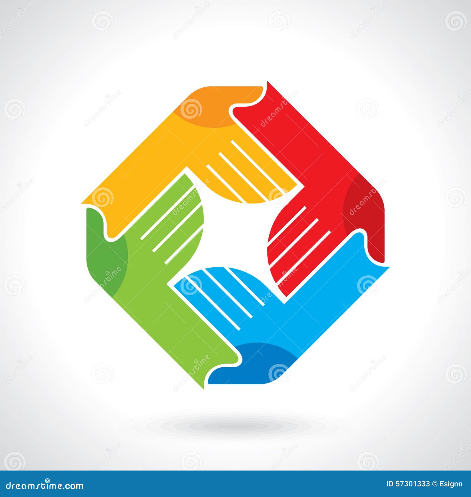 Creative hand icon, stock vector. Illustration of five - 57301333