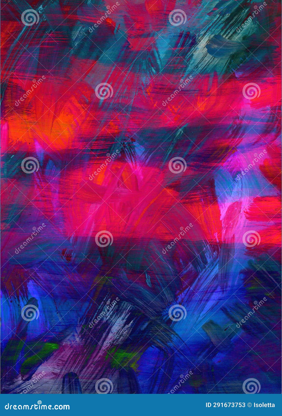 Creative Hand Painted Texture. Colorful Paper Background Stock Image ...