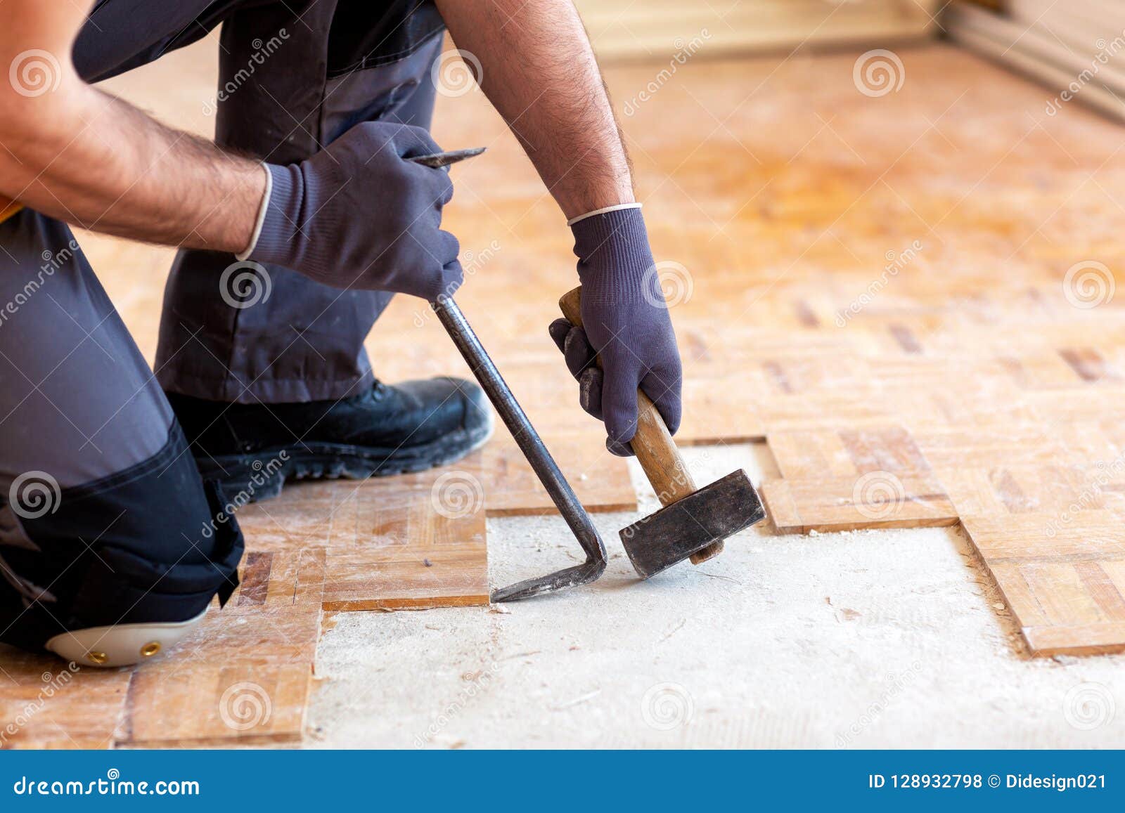 Creative and Hard-working Handyman in Action Stock Photo - Image of ...